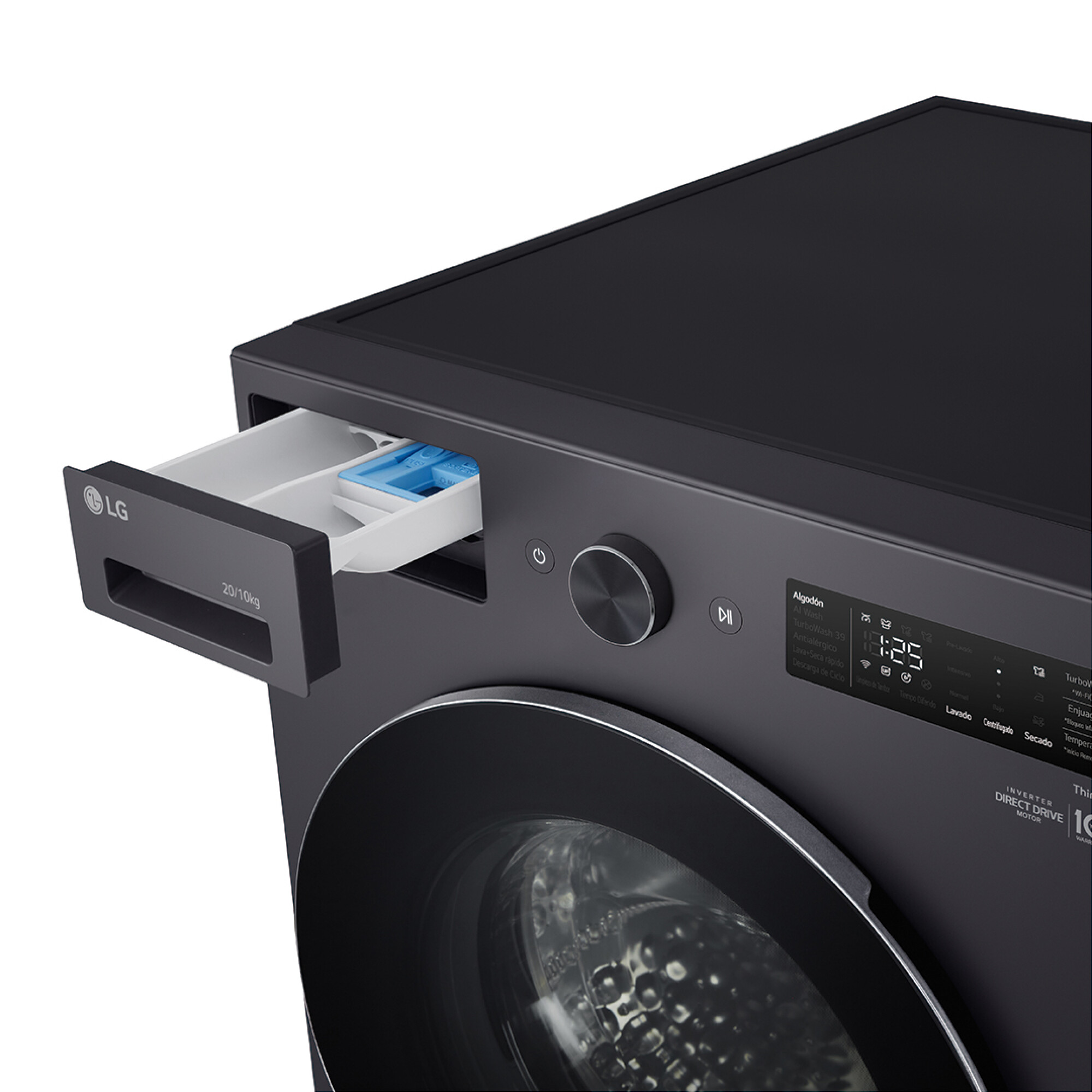 Lavasecarropas frontal inverter LG 20Kg WD20EGNTSPG — Ltienda