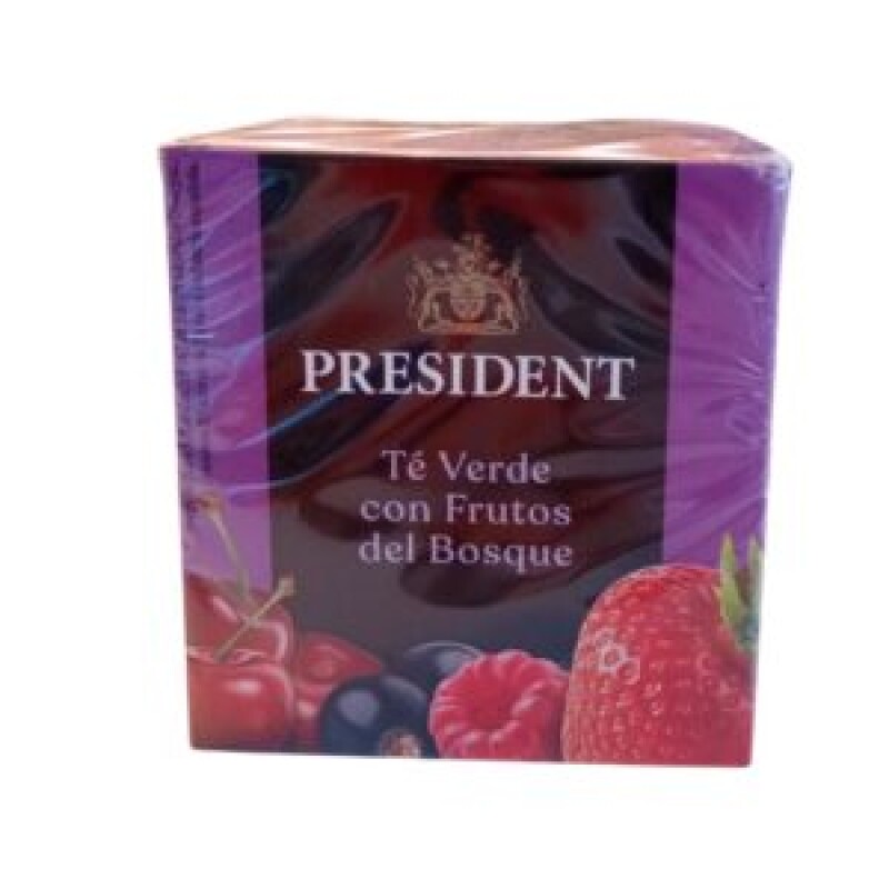 President Té Verde Frutos del Bosque 10 sobres — Farmacia Parque Miramar