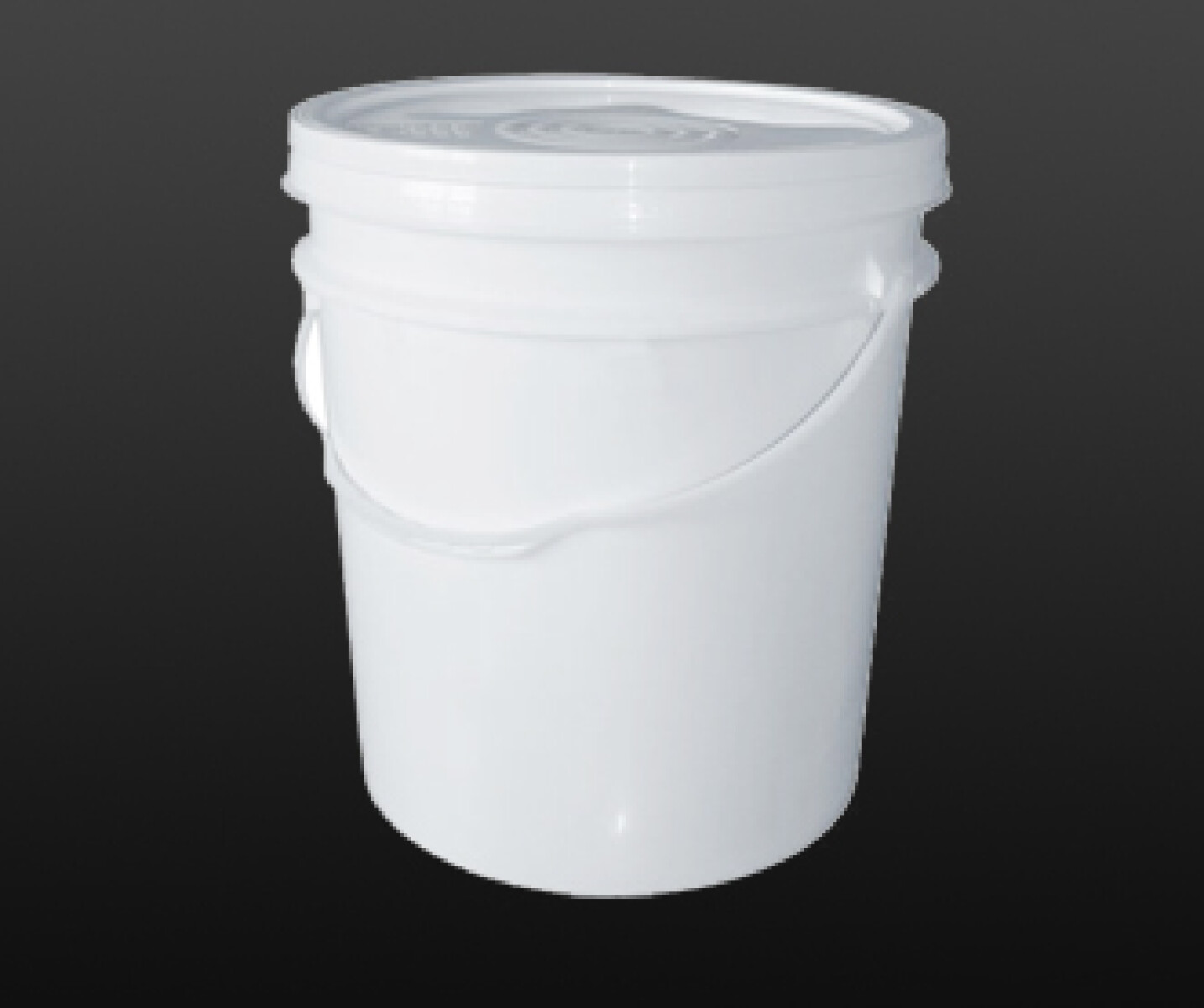 BALDE INDUSTRIAL BLANCO CON TAPA 20 LTS. — Casa Garrido