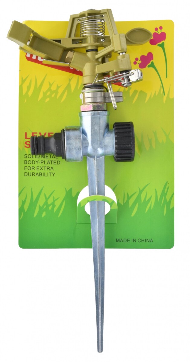REGADOR PARA JARDIN CON PUNTERO Y CONEXION PARA MANGUERA METAL — El Clon