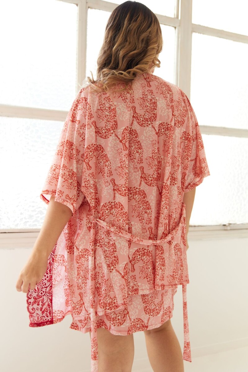 Bata Aniston - Print Rosa — Contigo Íntima