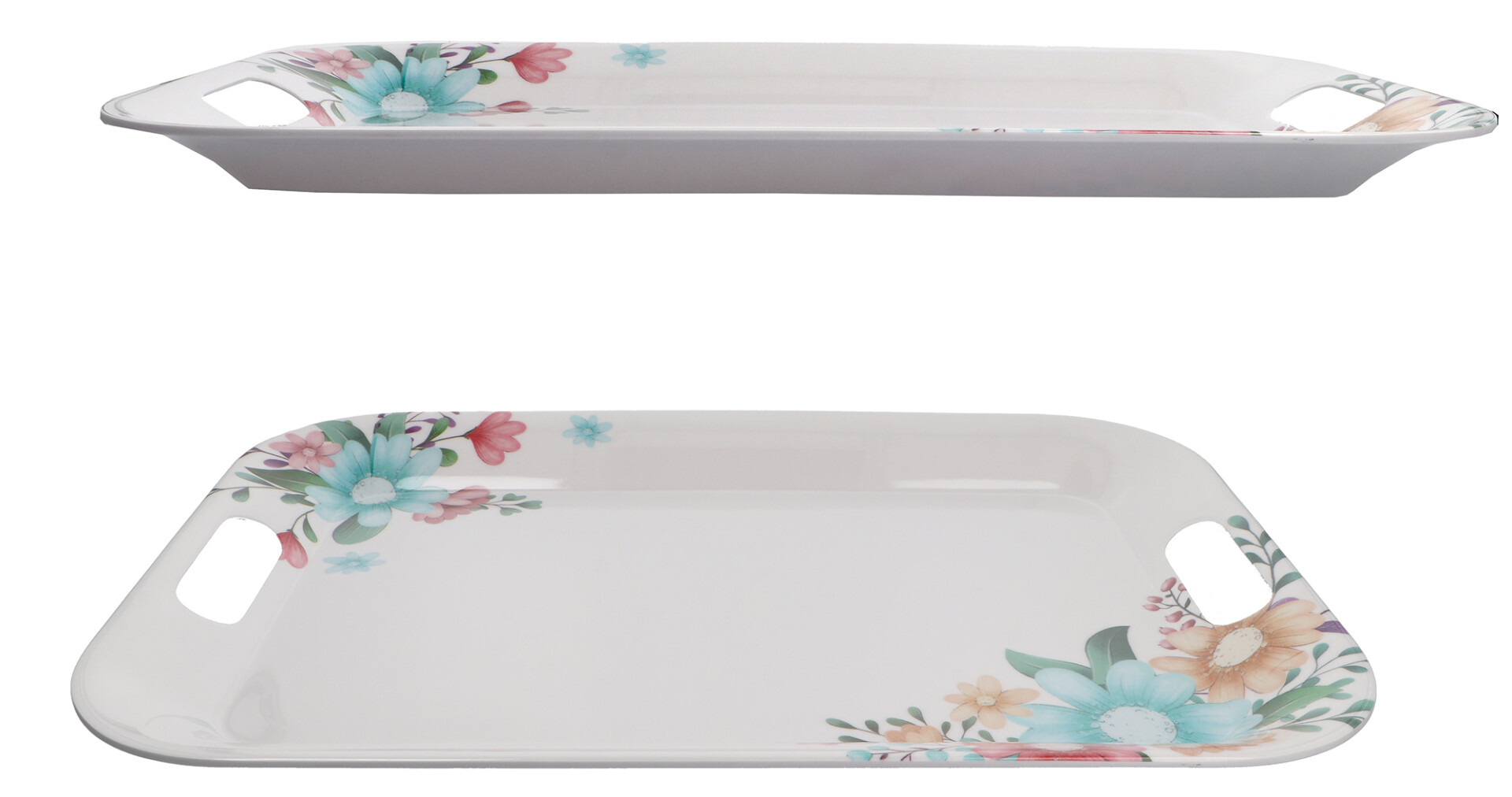 Bandeja de melamina rectangular Linea Margarita — El Clon
