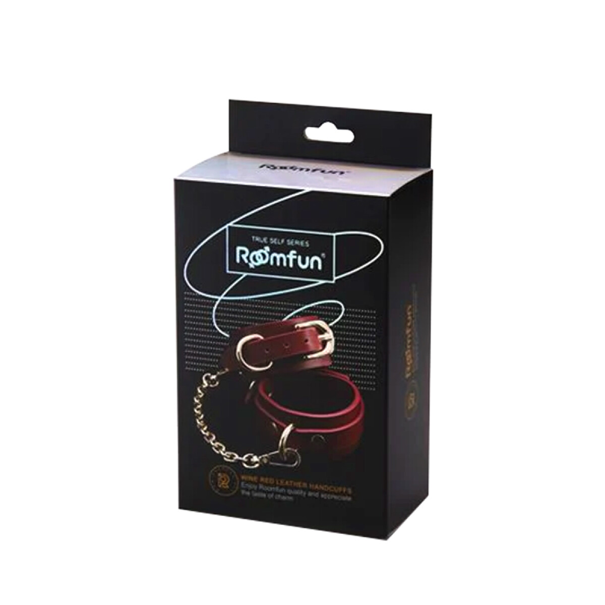 Esposas BDSM Rojo Vino y Dorado Roomfun — Boutique Erótica