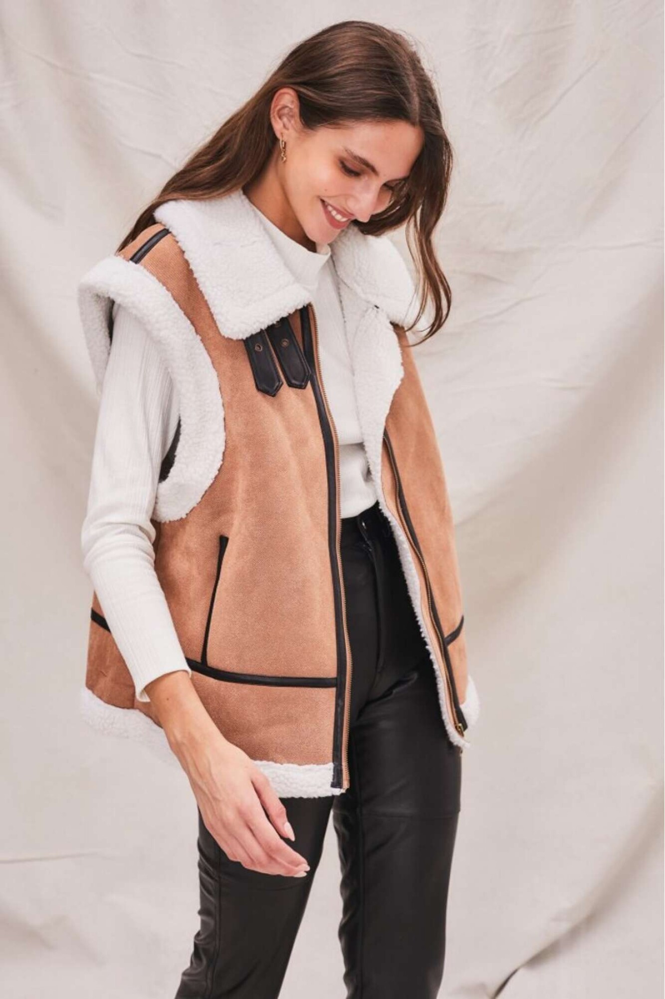 Chaleco - Camel — Tienda Soy Santander