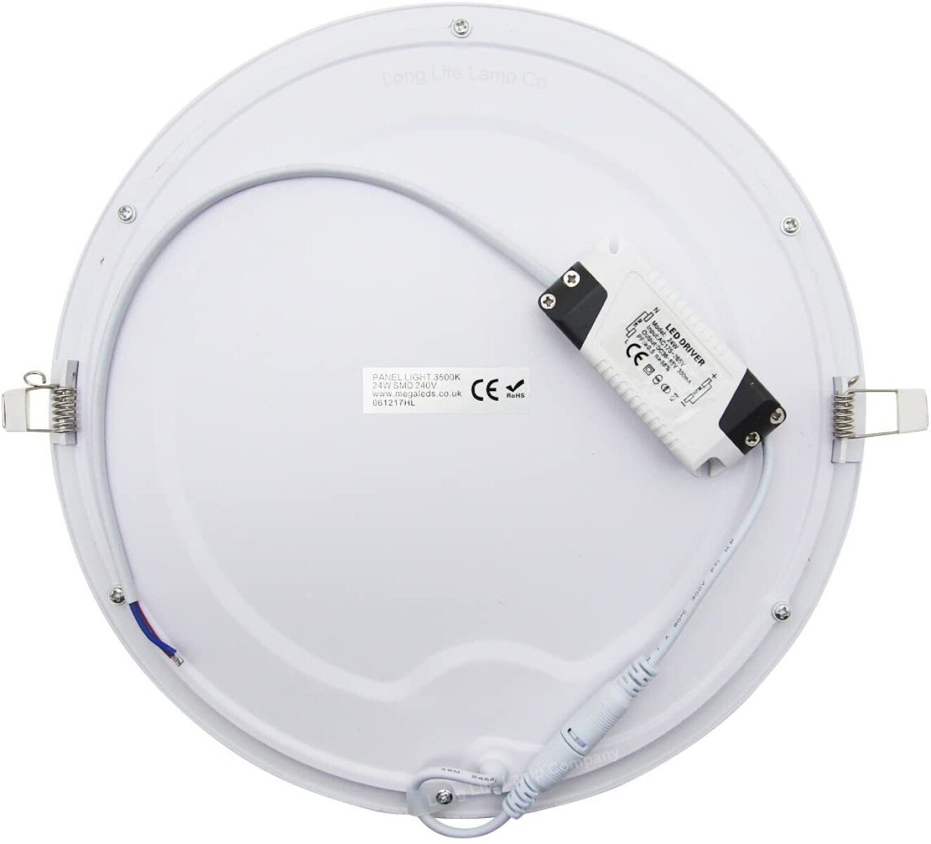 Panel LED 24W, de embutir, empotrar redondo BLANCO - Cálido 3000K ...