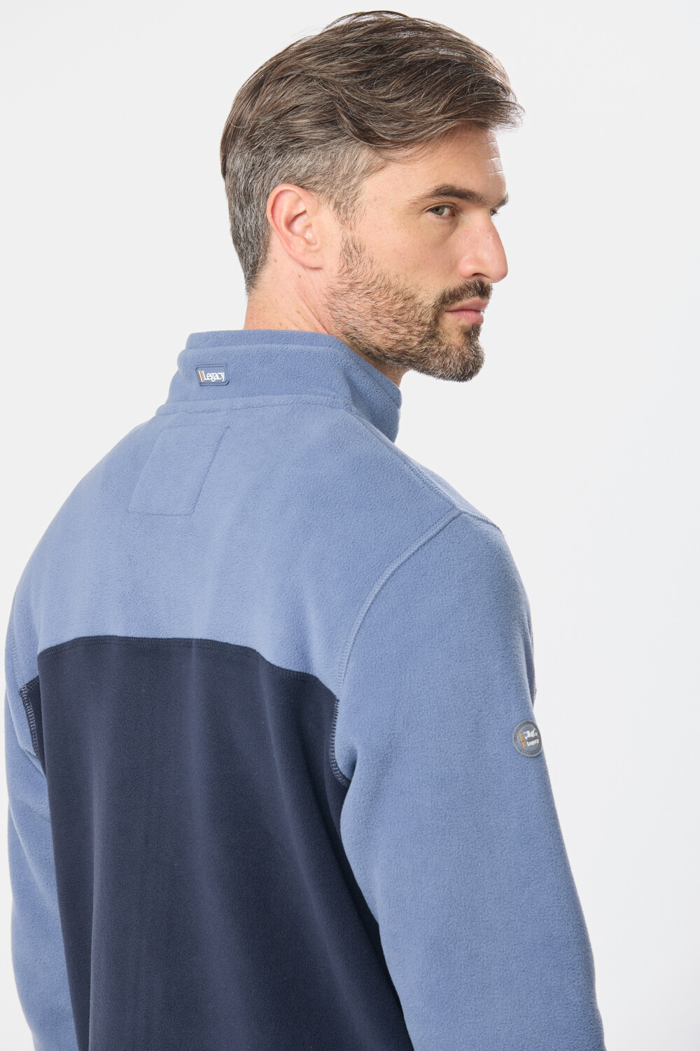 CAMPERA POLAR BICOLOR - Azul — Legacy