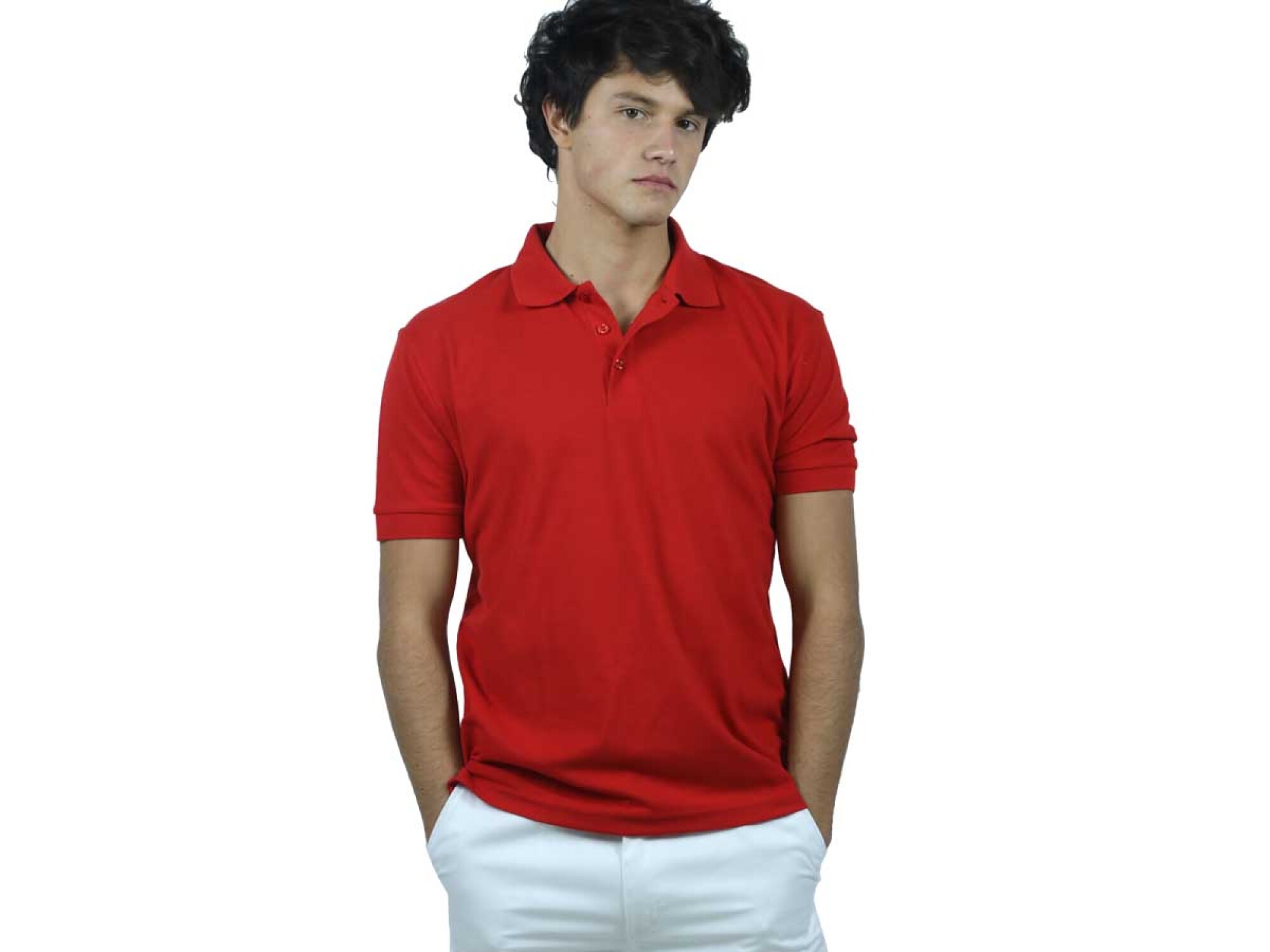 Remera Polo Premium - Rojo — TextilShop