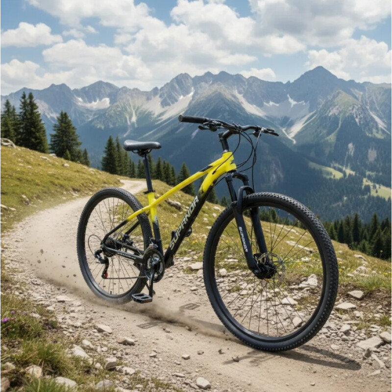 Bicicleta Montaña Aluminio 21 Vel Rodado 29 Cambio Shimano - Amarillo ...