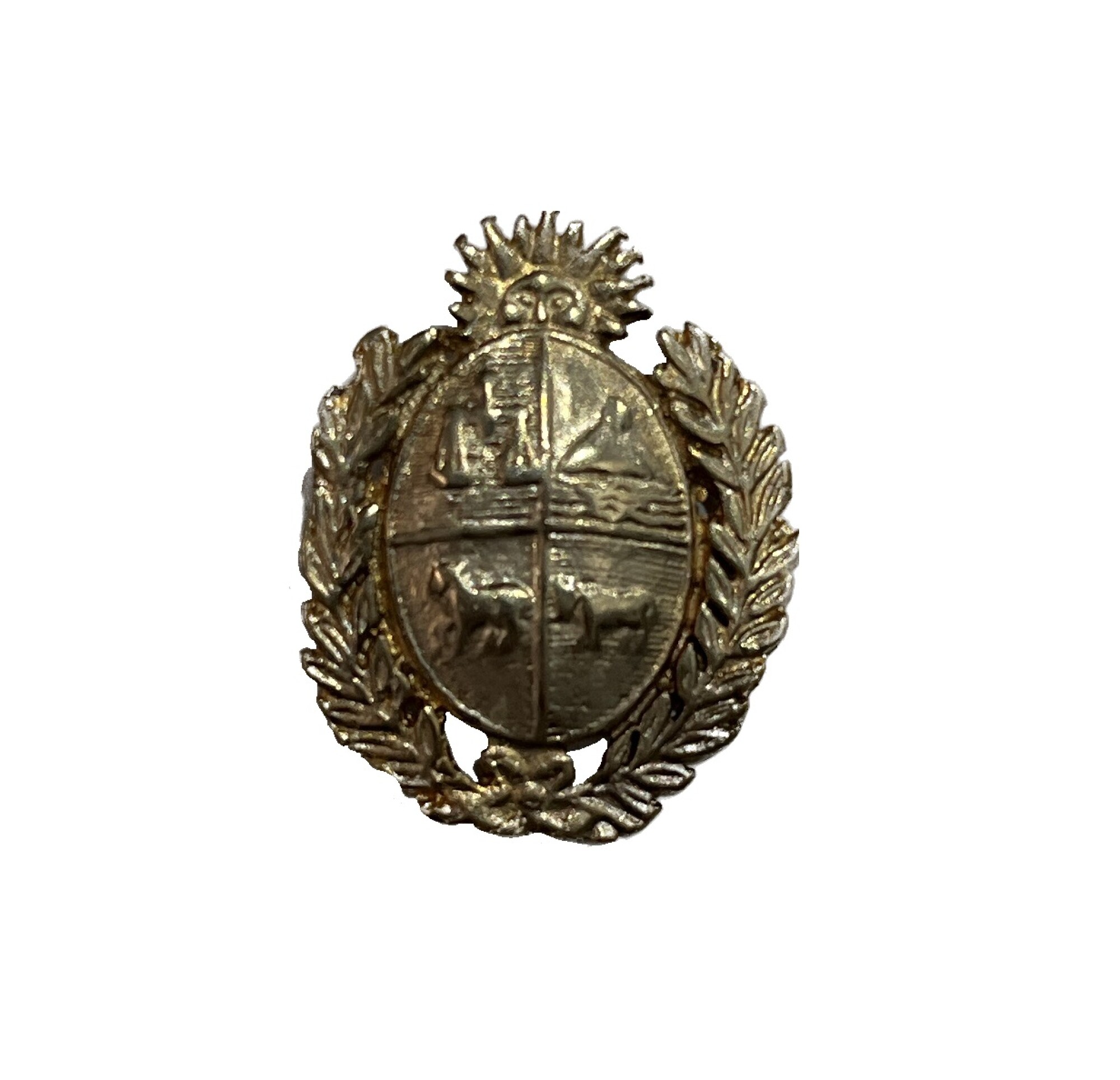 Pin Dorado Escudo Nacional de Armas — Aventureros