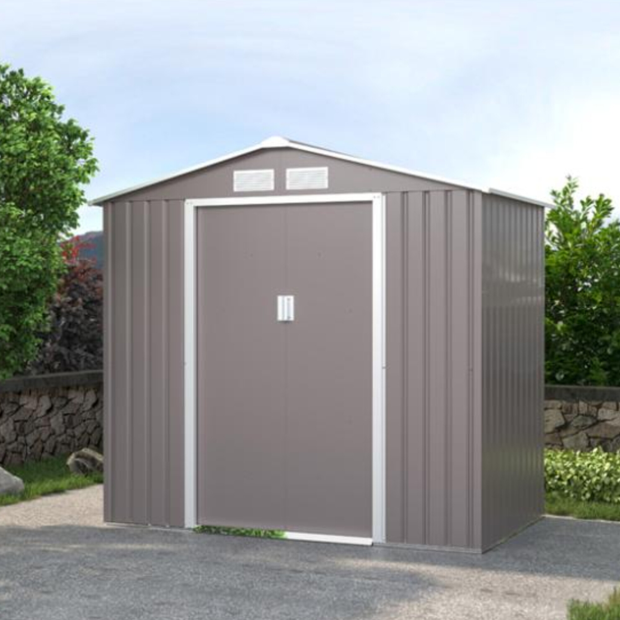 Galpon de Jardin Archer A - Acero Galvanizado — Tienda Soy Santander