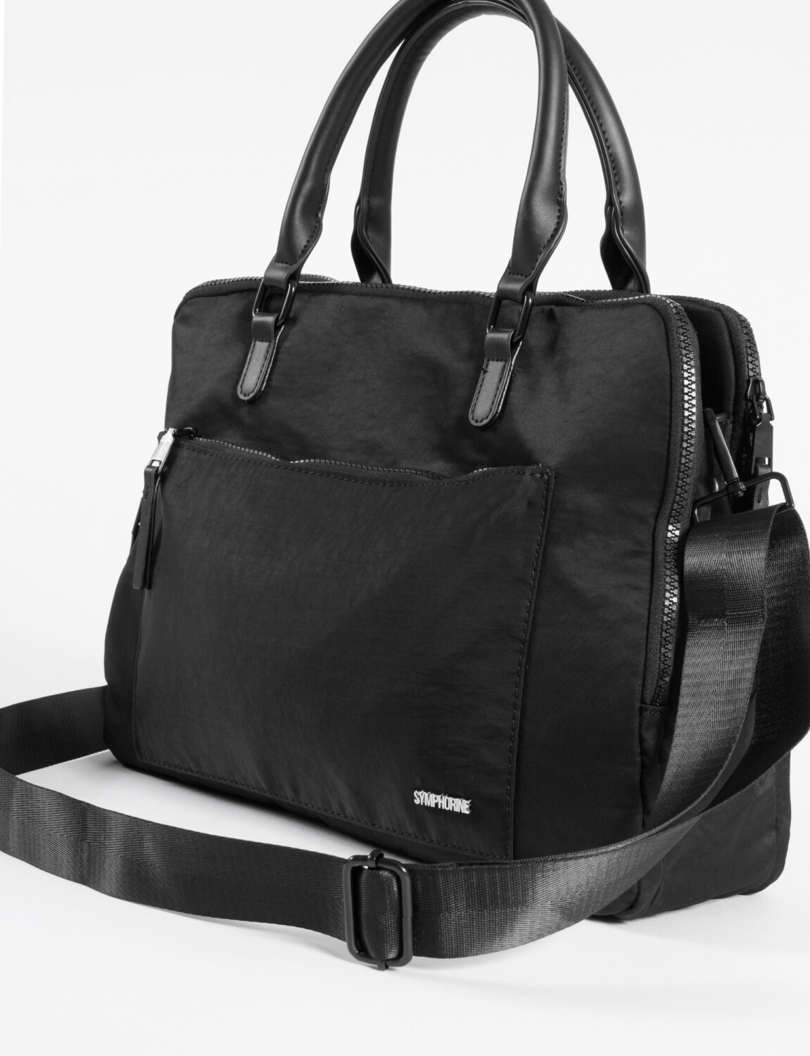 Cartera briefcase porta laptop - negro — Symphorine