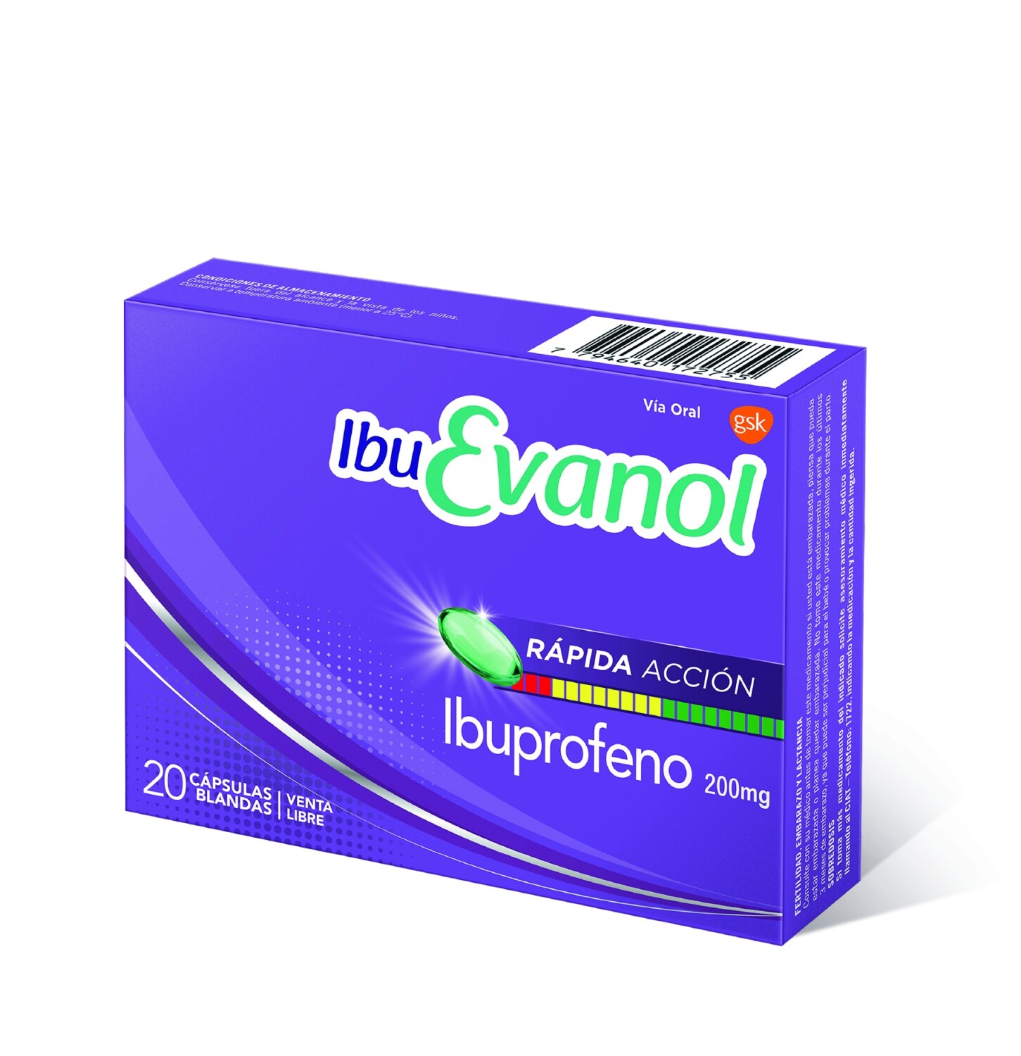 Ibuevanol Rápida Acción 20 Comprimidos — San Roque
