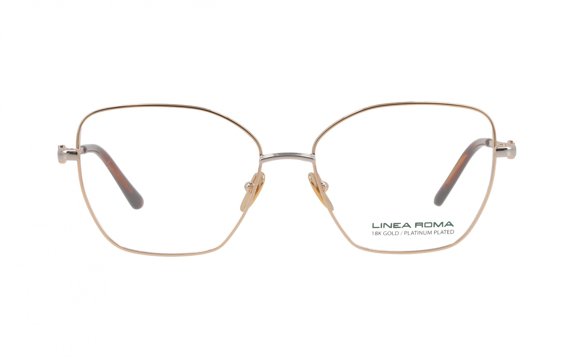 Linea Roma 118 col 3 18K Gold/Platinum Plated — Optica Florida