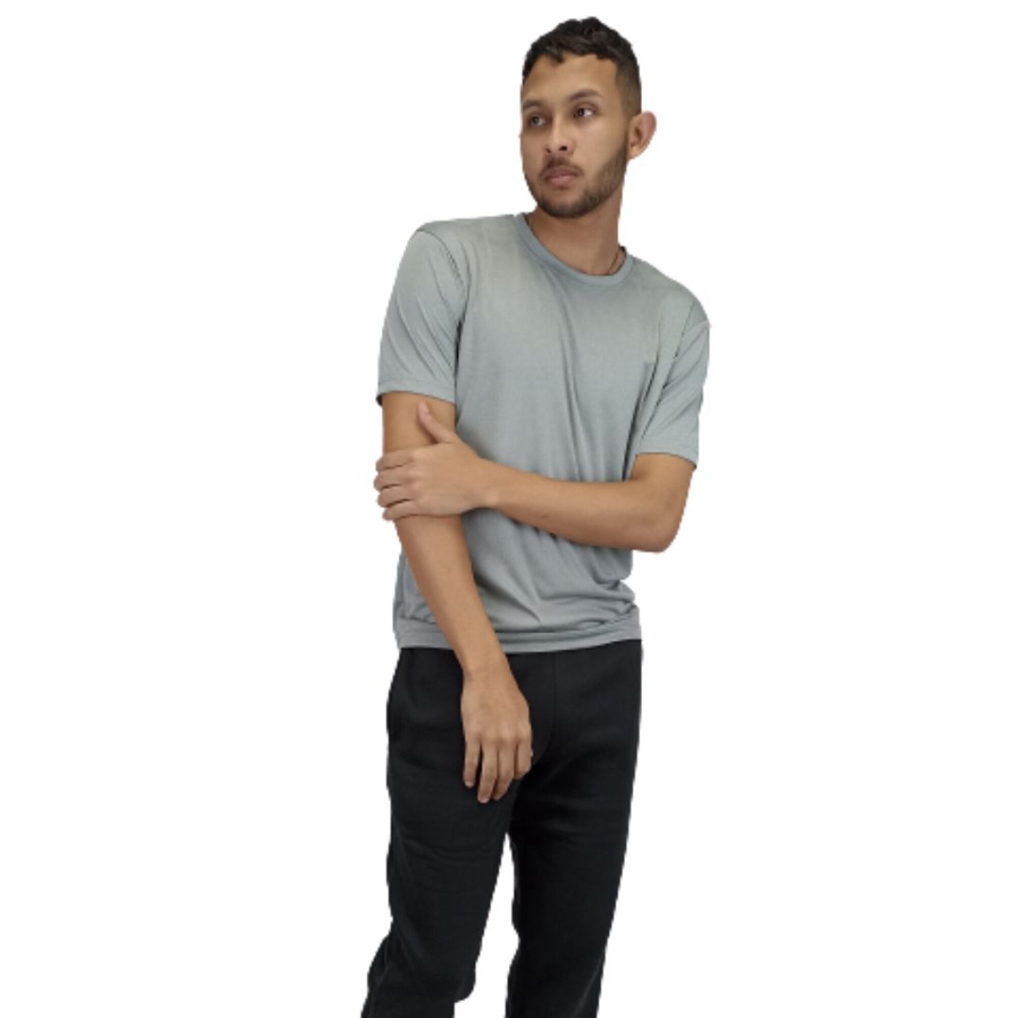 Camiseta Dry Fit Jaspeada - gris — TextilShop