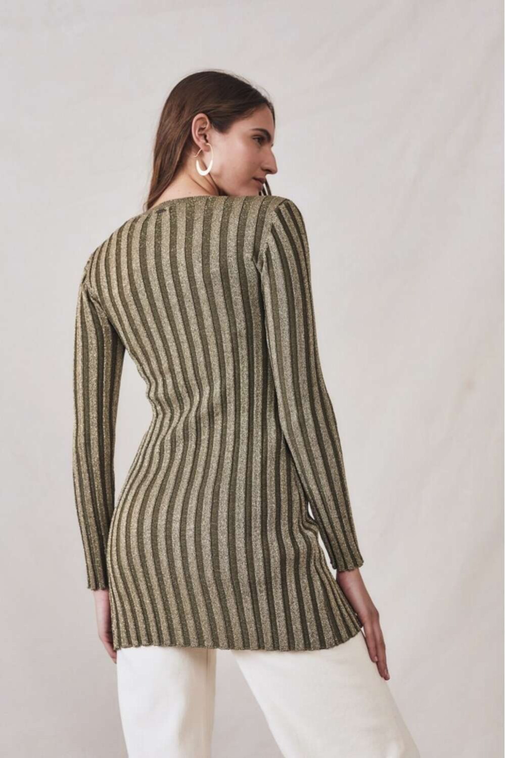 Sweater Tejido Lurex - Safari — Tienda Soy Santander