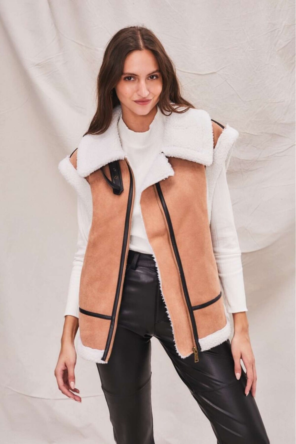 Chaleco - Camel — Tienda Soy Santander