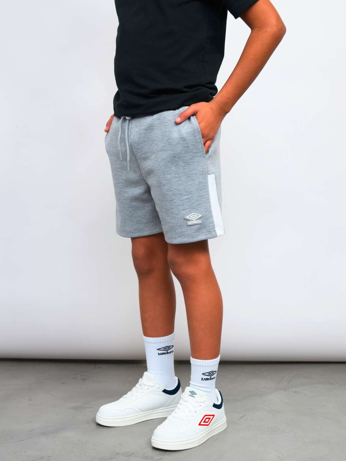 Short Bermuda Cuts de Niños - Gris — Tienda Soy Santander