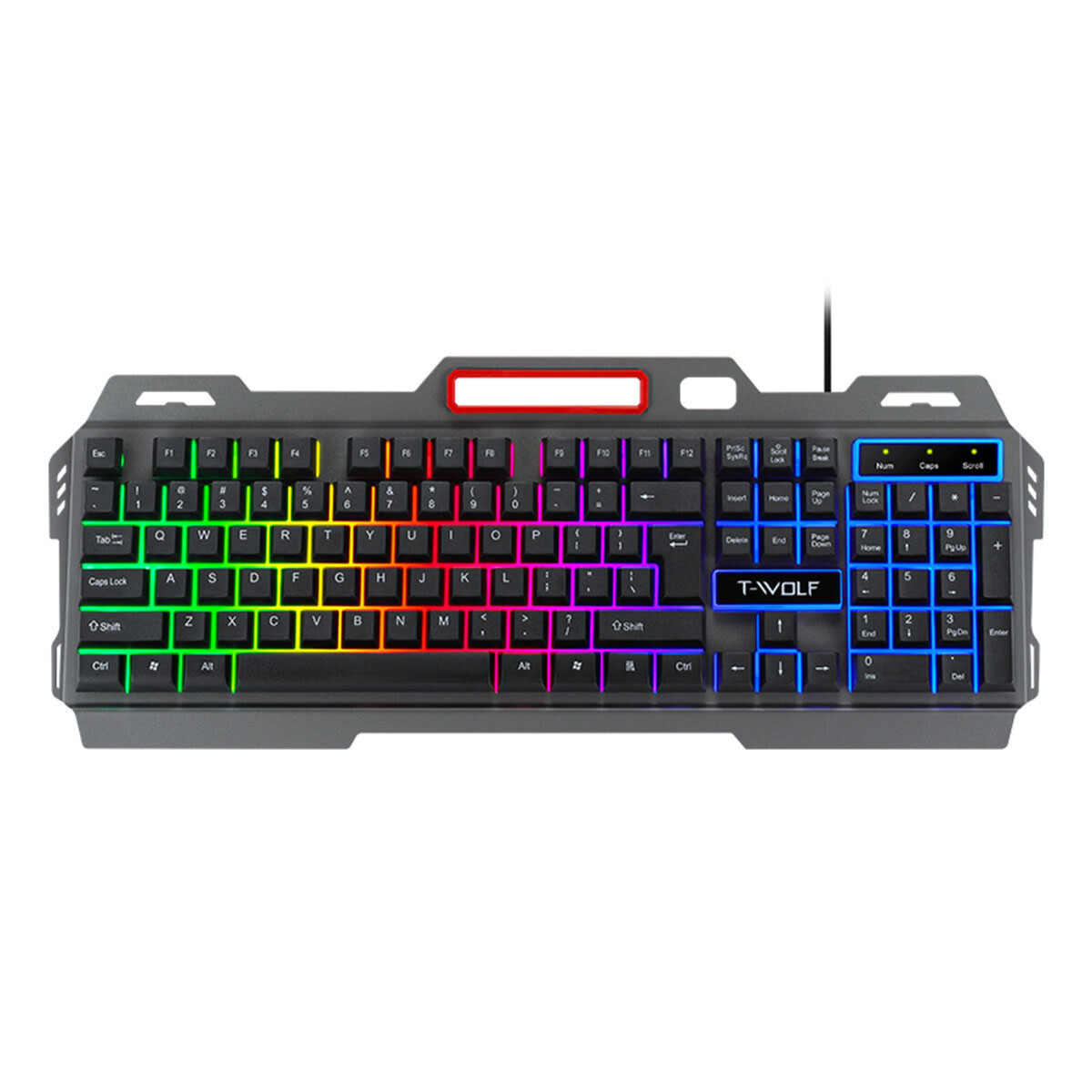 TECLADO GAMER TWOLF T16 NEGRO — Woofer