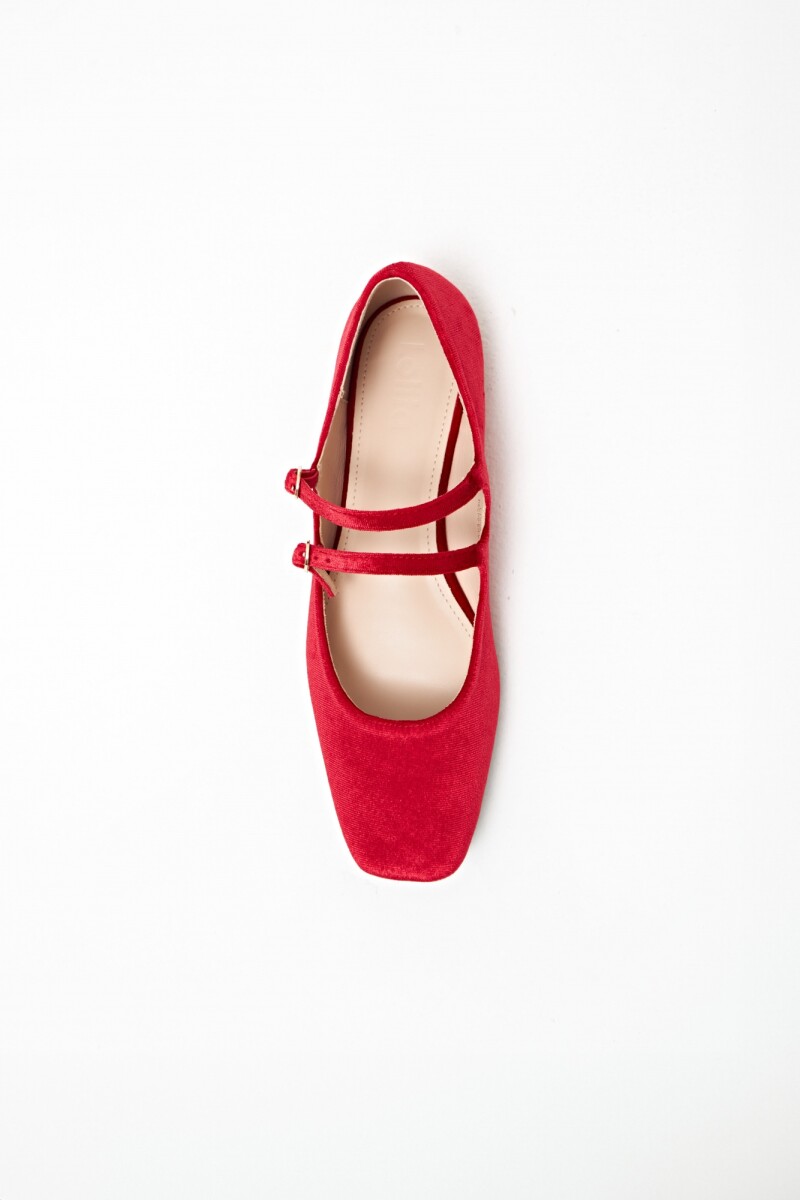 Ballerina velvet - rojo — Lolita