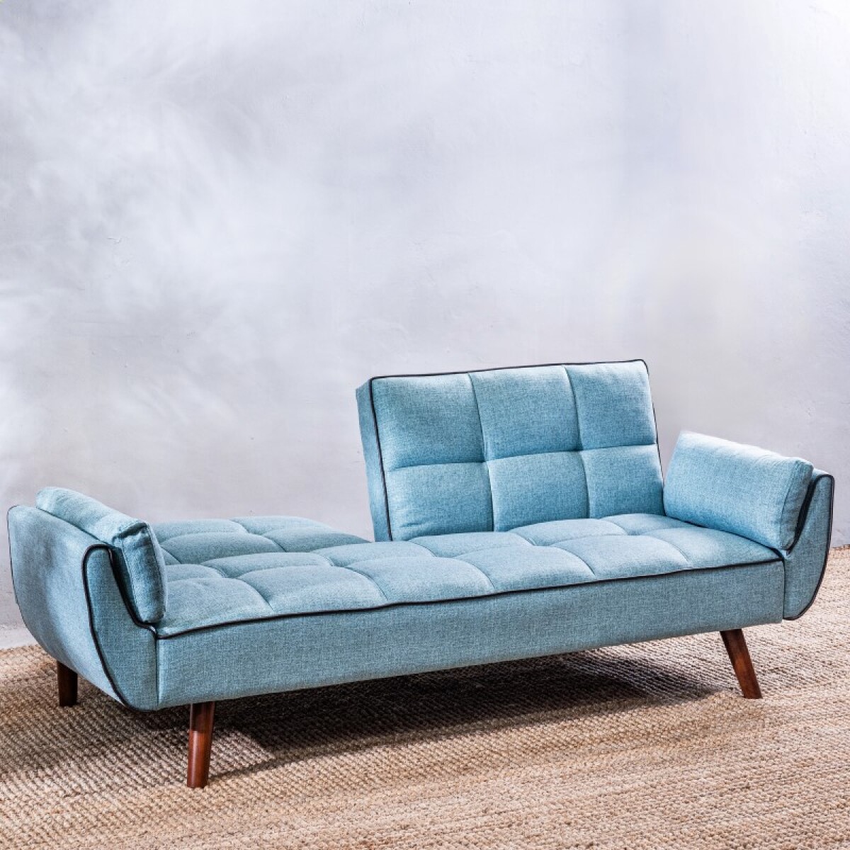 Sofá Cama Frida 3 Cuerpos - Azul — Aihaus