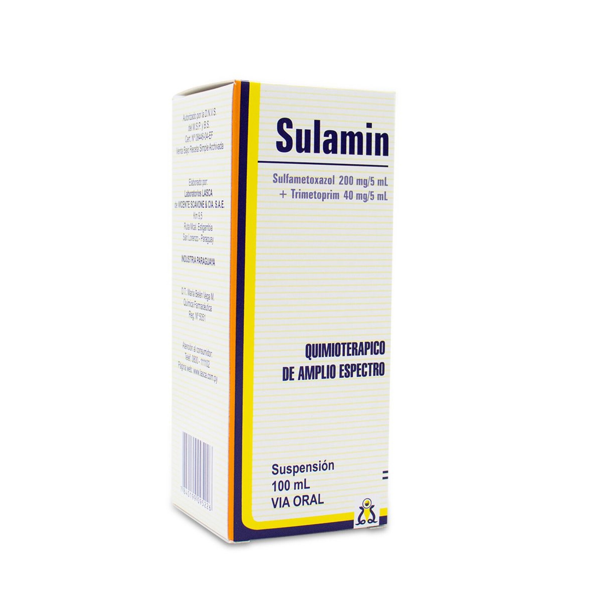 SULAMIN SUSP. PED. FRASCO X 100 ML. — Farmacenter