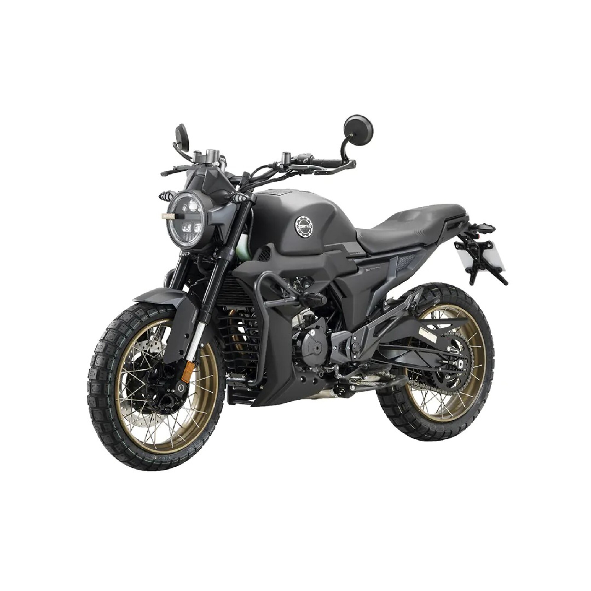 Zontes ZT200 G1 Scrambler - Negro - Reserva — Bike Up