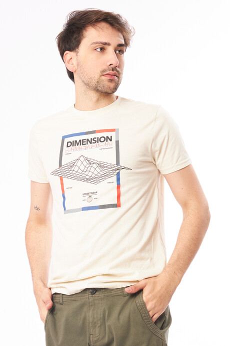 T-SHIRT DIMENSION - Blanco — Superoutlet