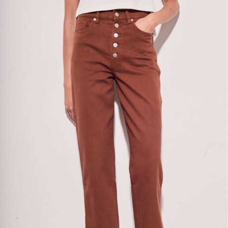 Jean Recto Botones - Cafe — Tienda Soy Santander