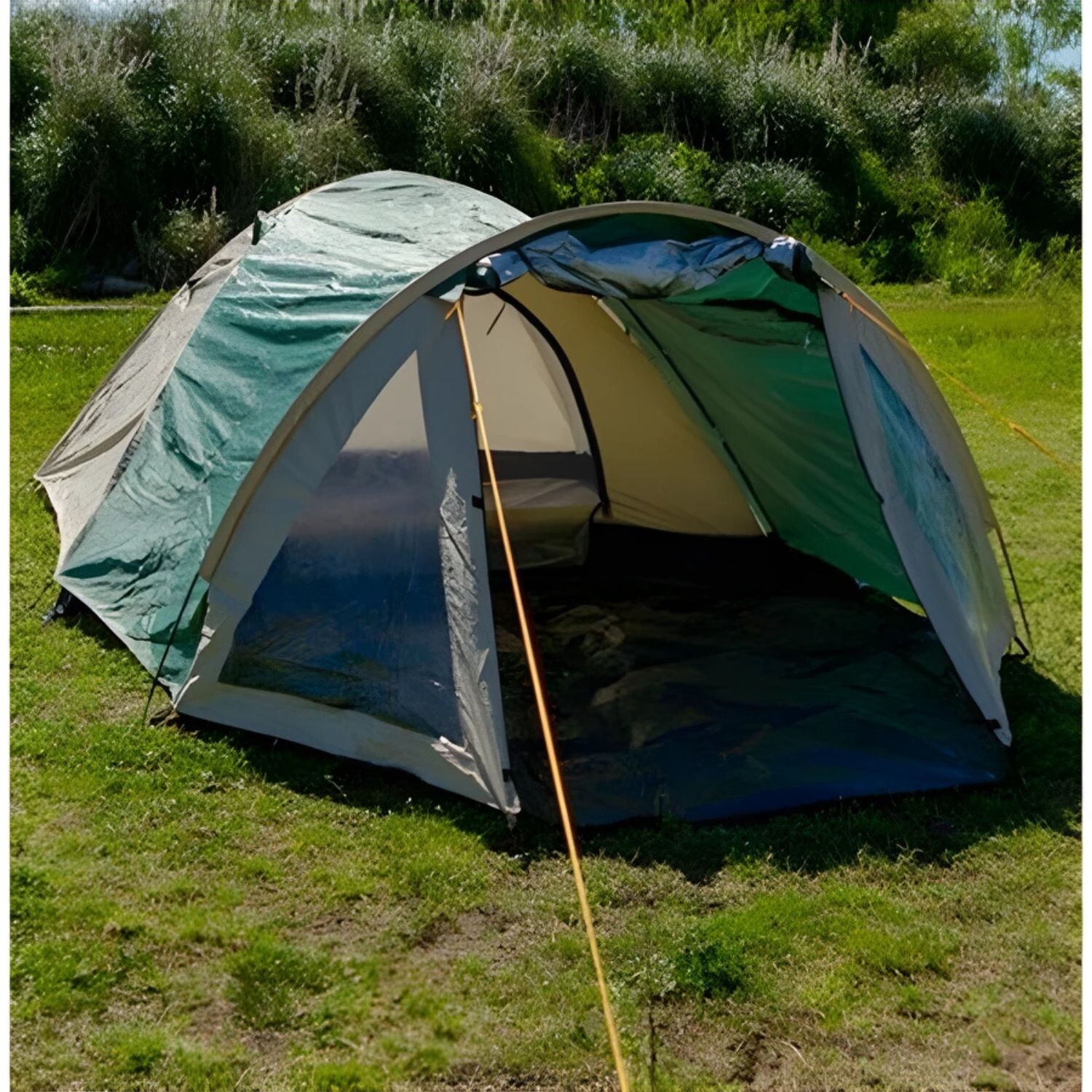 Carpa Igloo Arye con Avance Cerrado con Piso 8/9 Personas — Electroventas