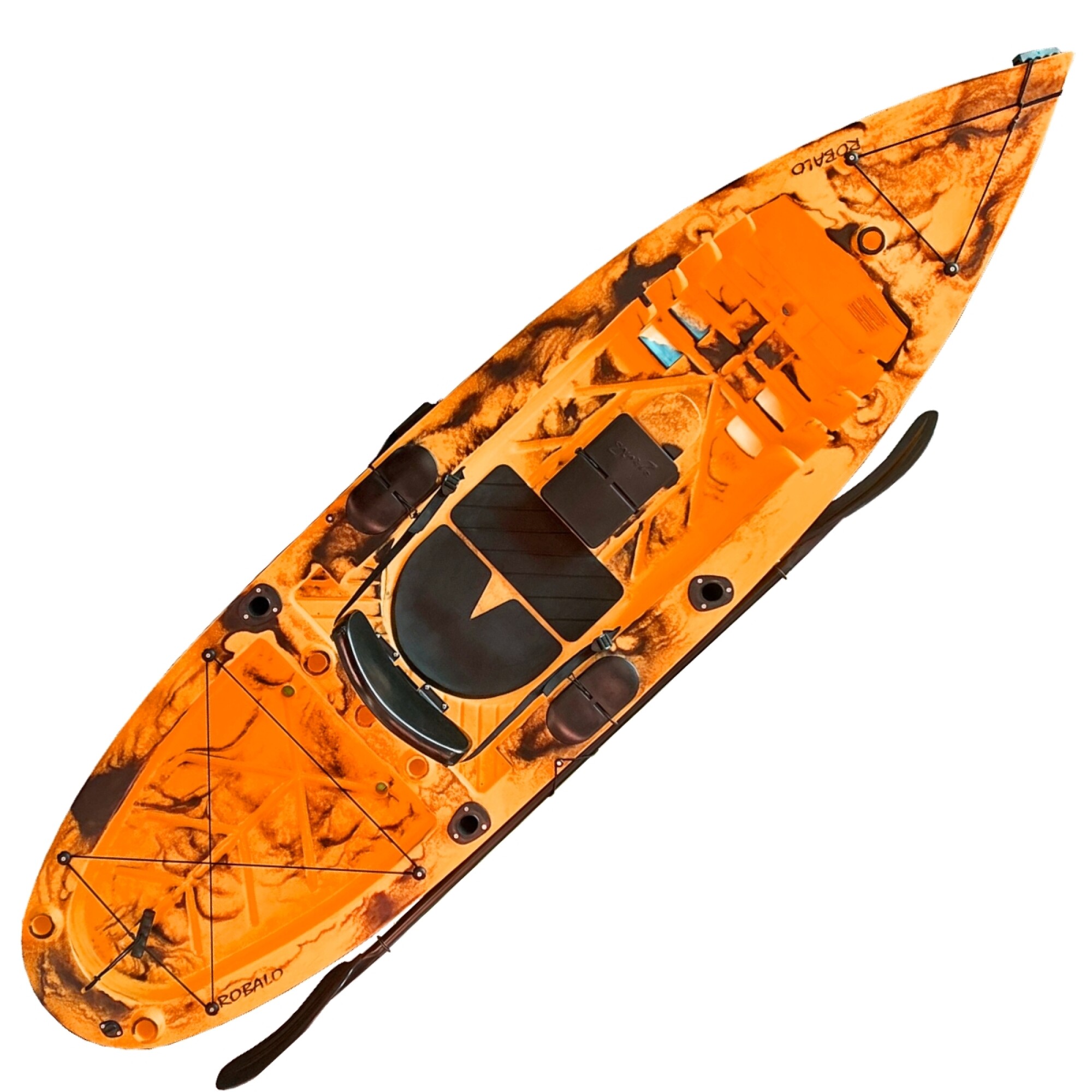 Kayak Caiaker Robalo Standard - Naranja neón — Aventureros