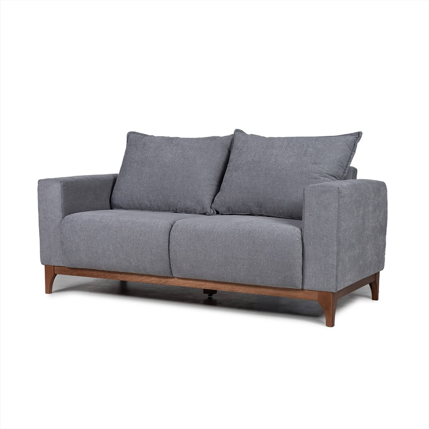 Sofá Oregon - Tela Microfibra - 2 cuerpos - AA-13 (Gris) — NYR Uruguay