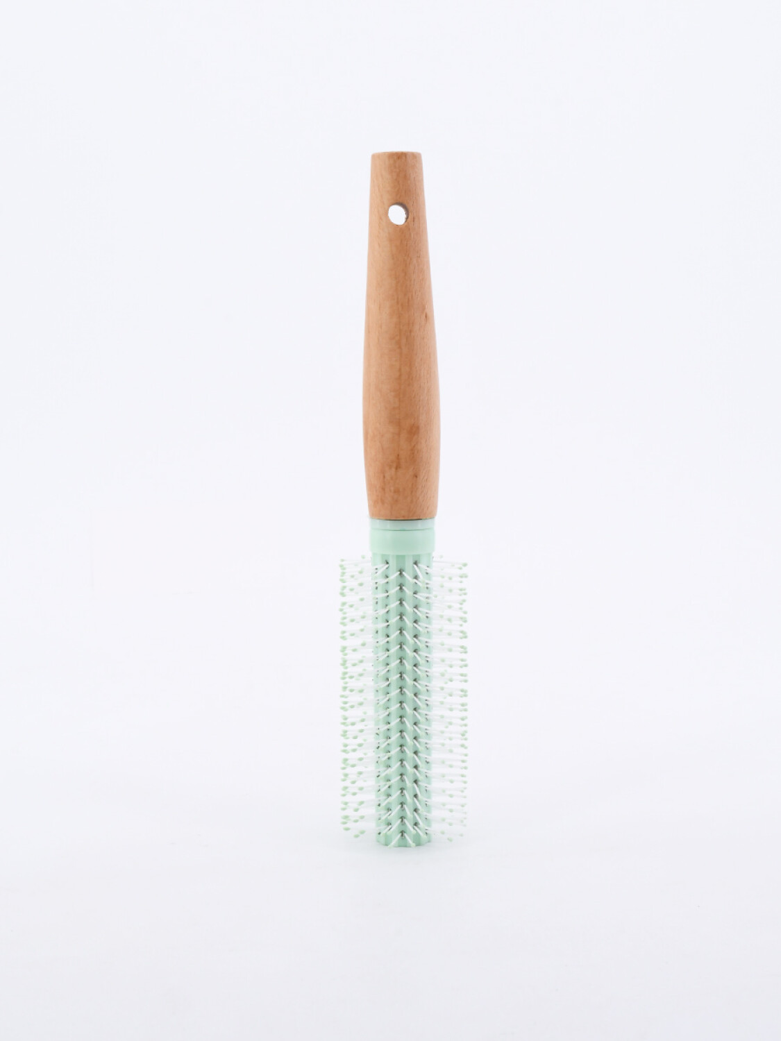 CEPILLO REDONDO WOOD - VERDE AQUA — Guapa