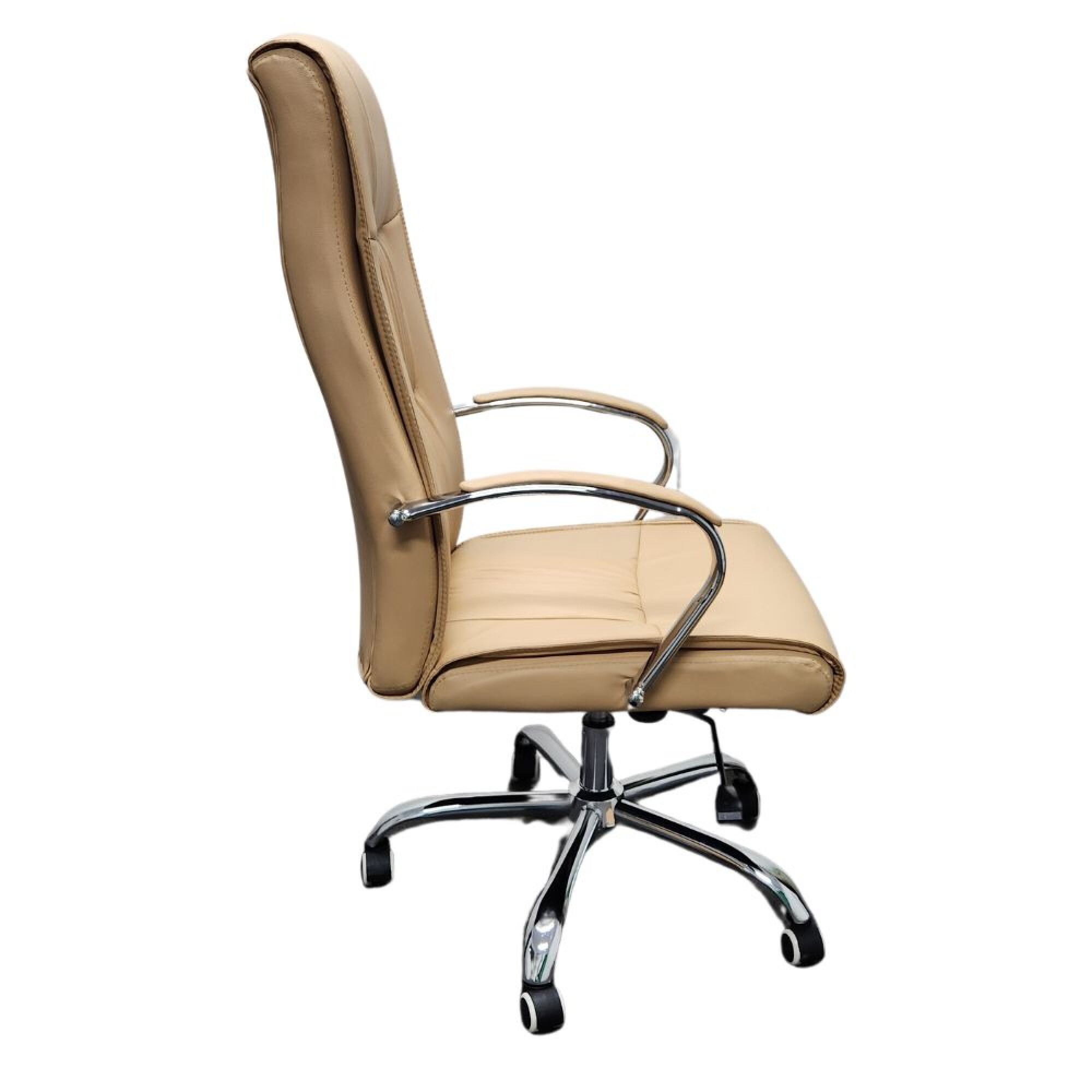 Silla De Oficina ErgoFlow Fusion - Beige — La Cueva Muebles