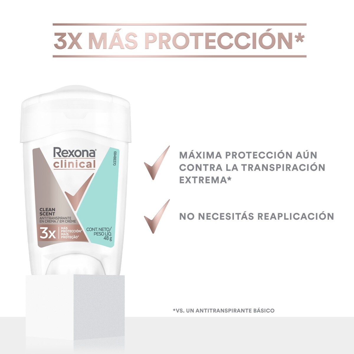Rexona Desodorante Barra Clinical Clean Scen — San Roque