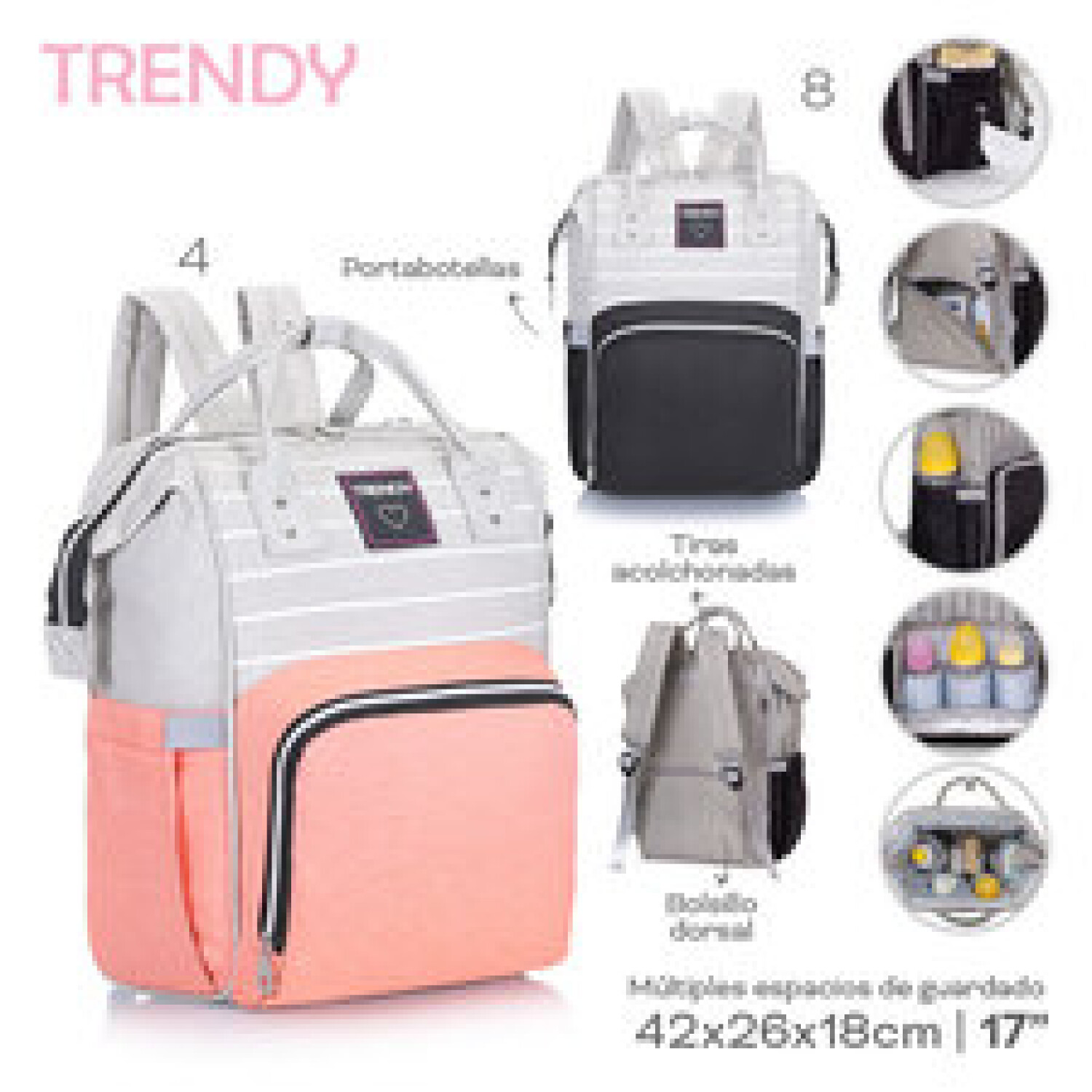 Mochila Matera Trendy - Rosado — Canva Store