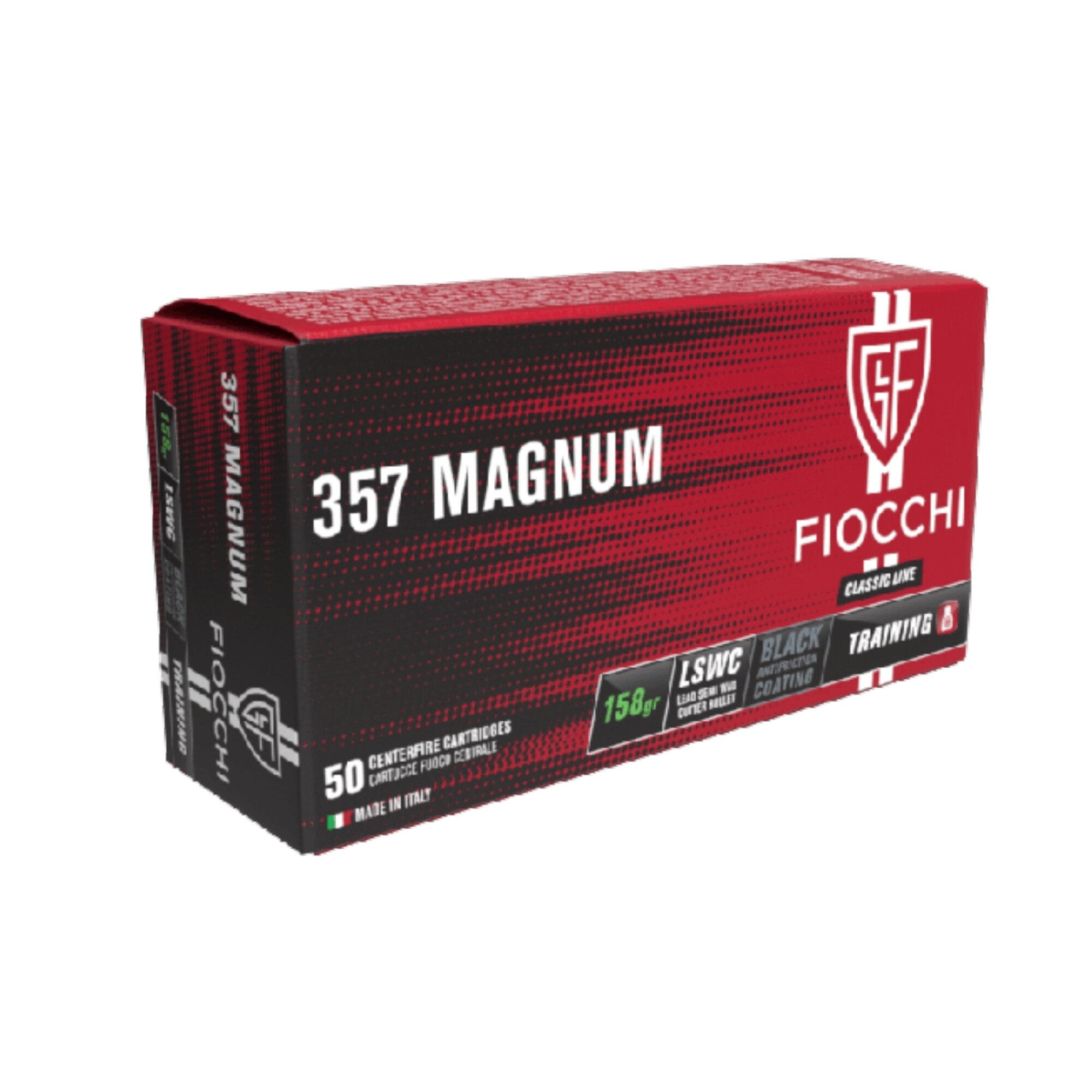 BALA FIOCCHI CAL 357 MAG 158GRS LSWC FIO/713570 — Magnum