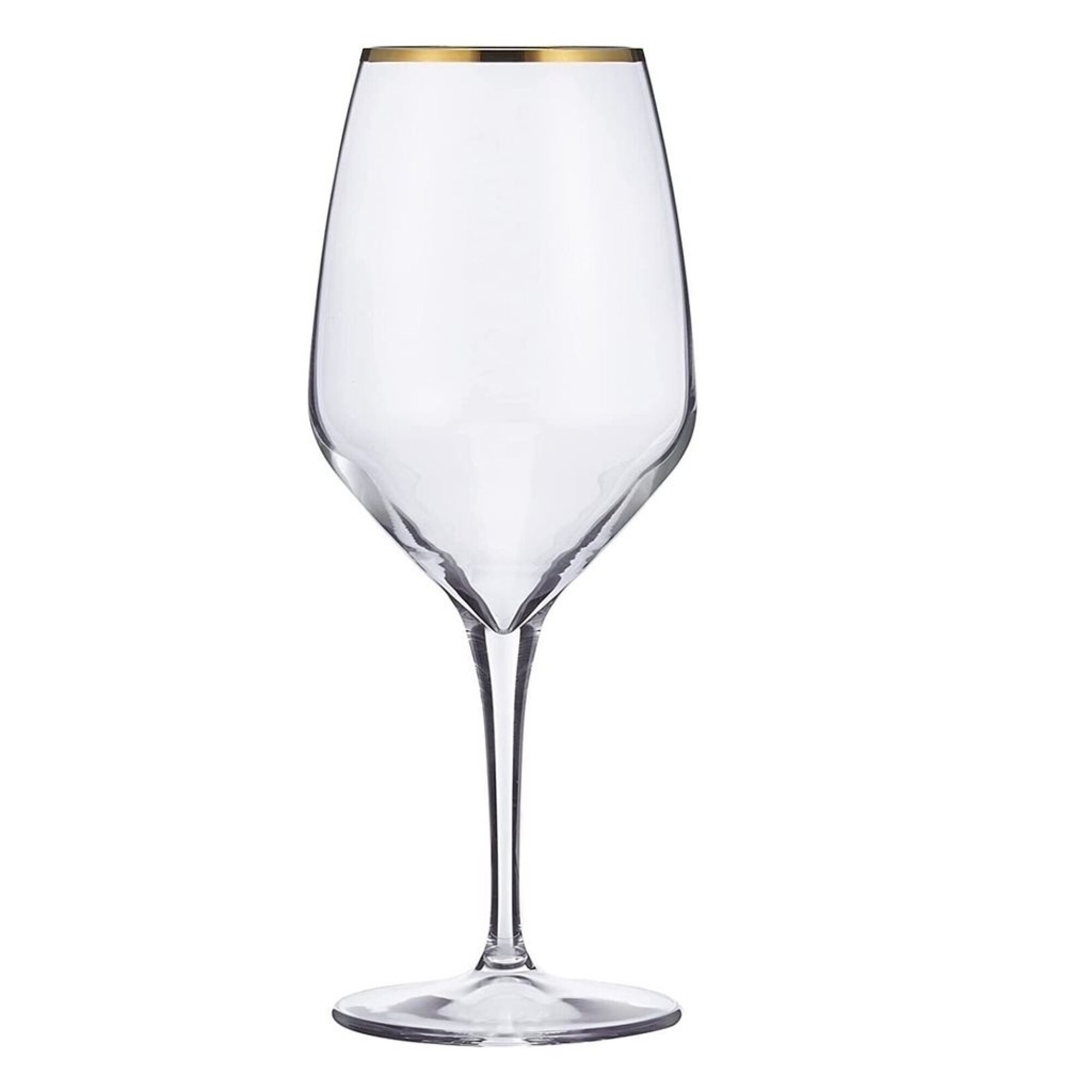 SET 6 COPAS VINO 580CC BORDE DORADO NAPA PASABAHCE — Koz Design