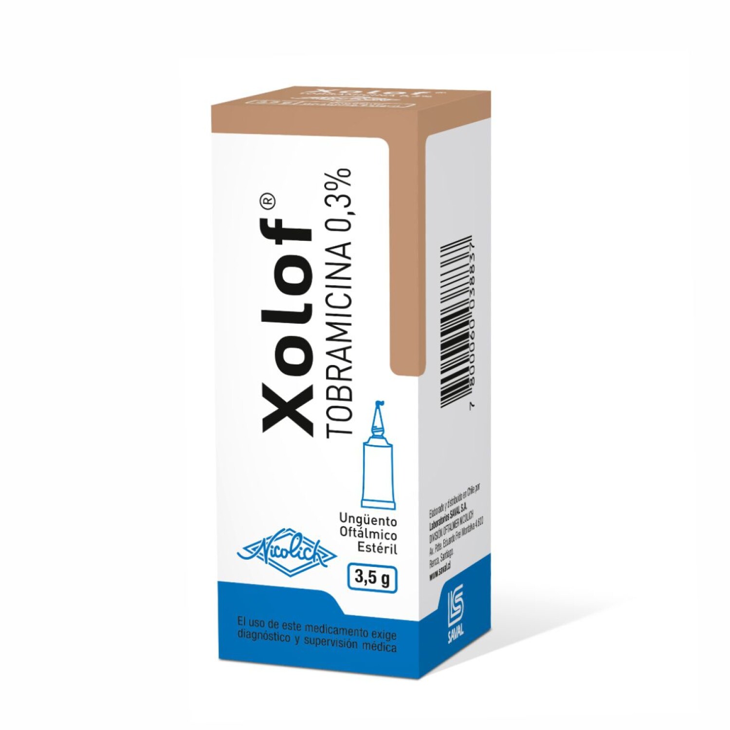 XOLOF UNG.OFT.X 3,5 GRS. CJ — Farmacenter