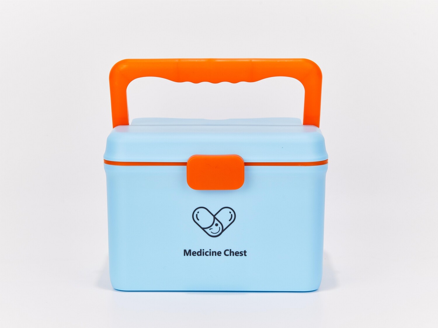 CAJA DE MEDICAMENTOS DE DOBLE CAPA (AZUL) — MUMUSO
