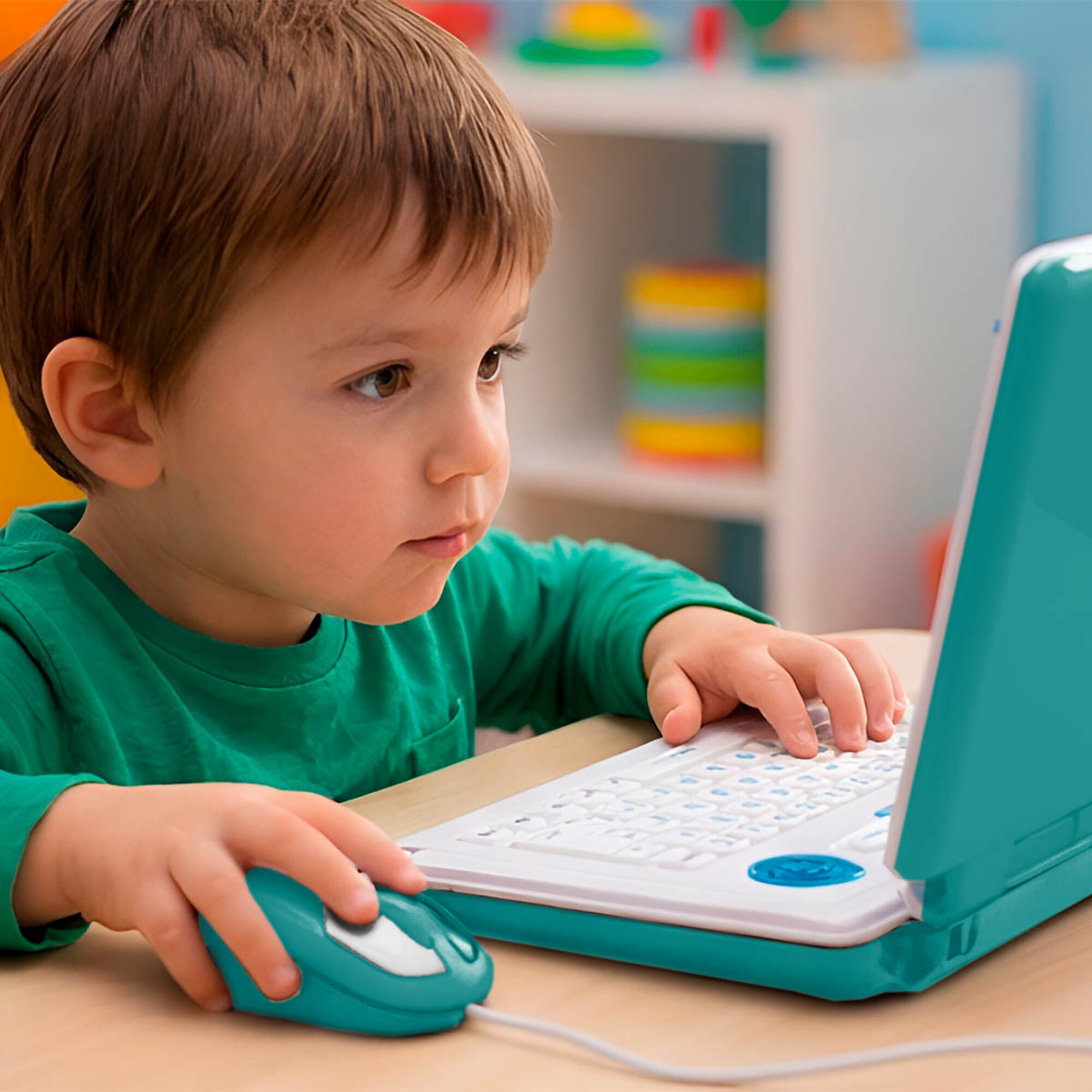 Computadora Laptop Infantil Educativa En Español - Azul — El Rey del ...