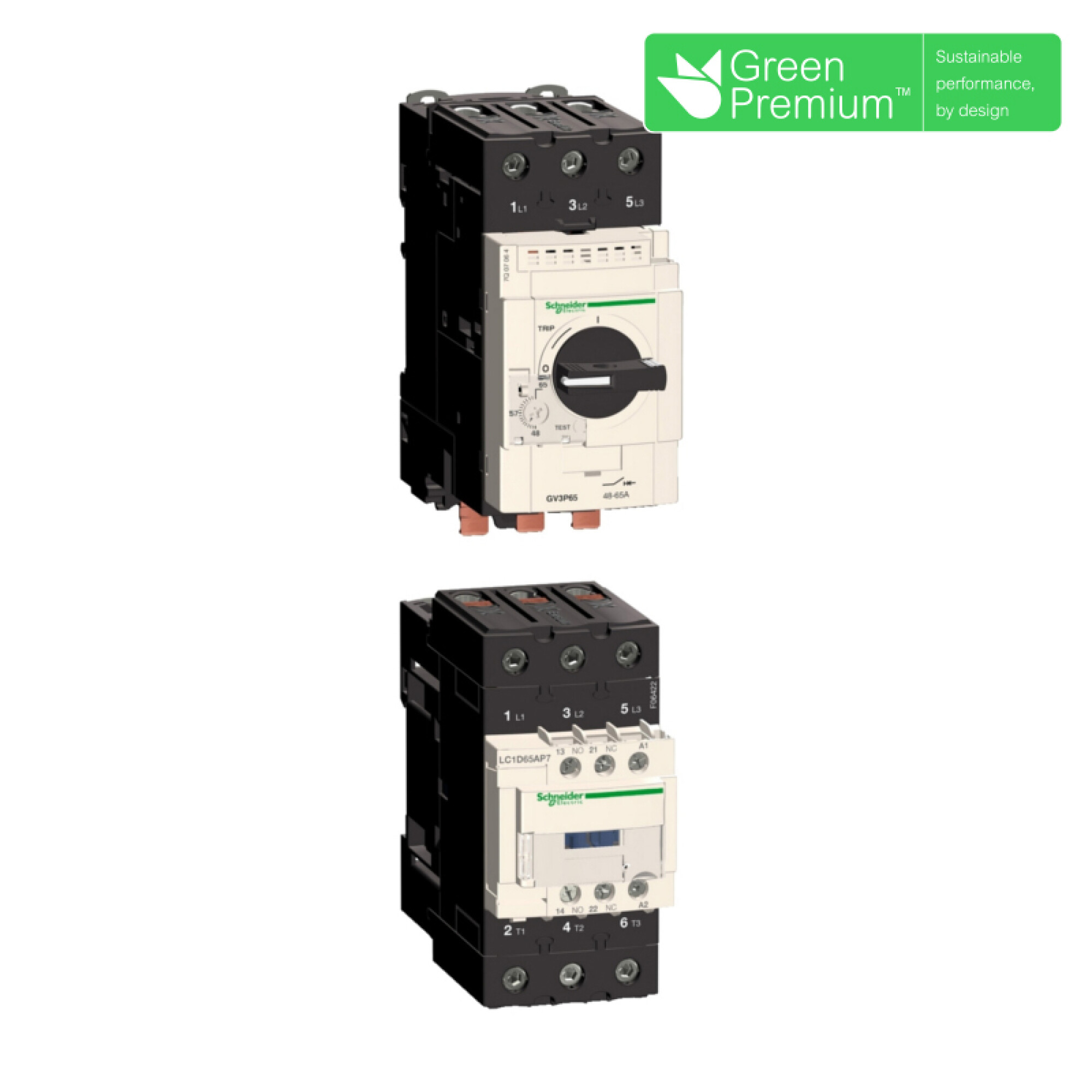 Guardamotor 3P DIN 3P 48-65A GV3P - TL2463 — Fivisa