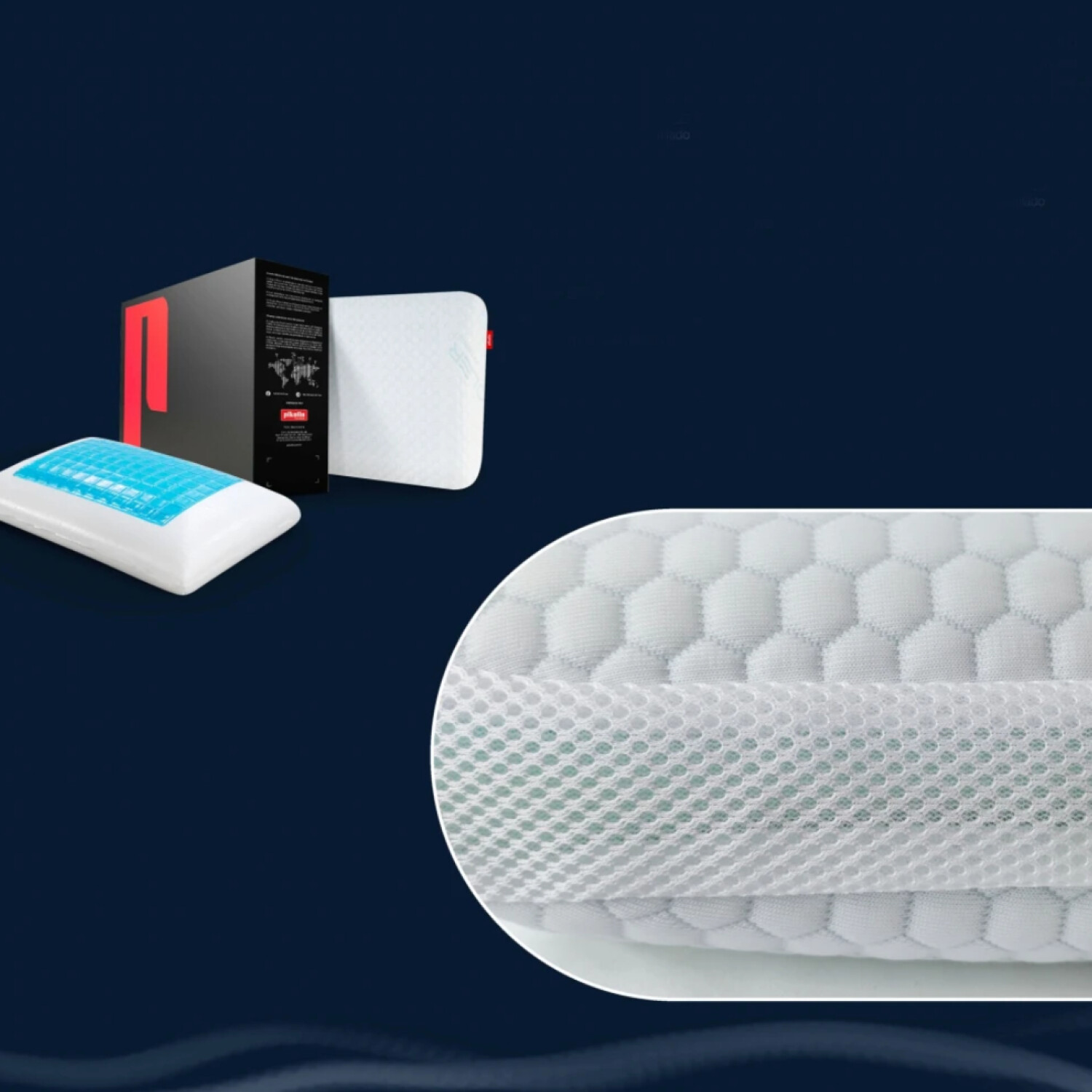 Almohada Pikolin INJ Ultra Gel - Blanca — Tienda Soy Santander