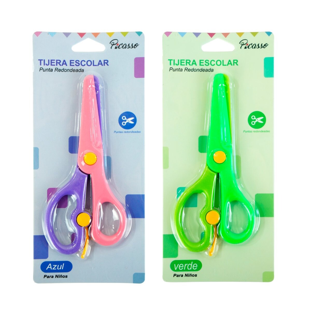 Tijera escolar de plastico — El Clon