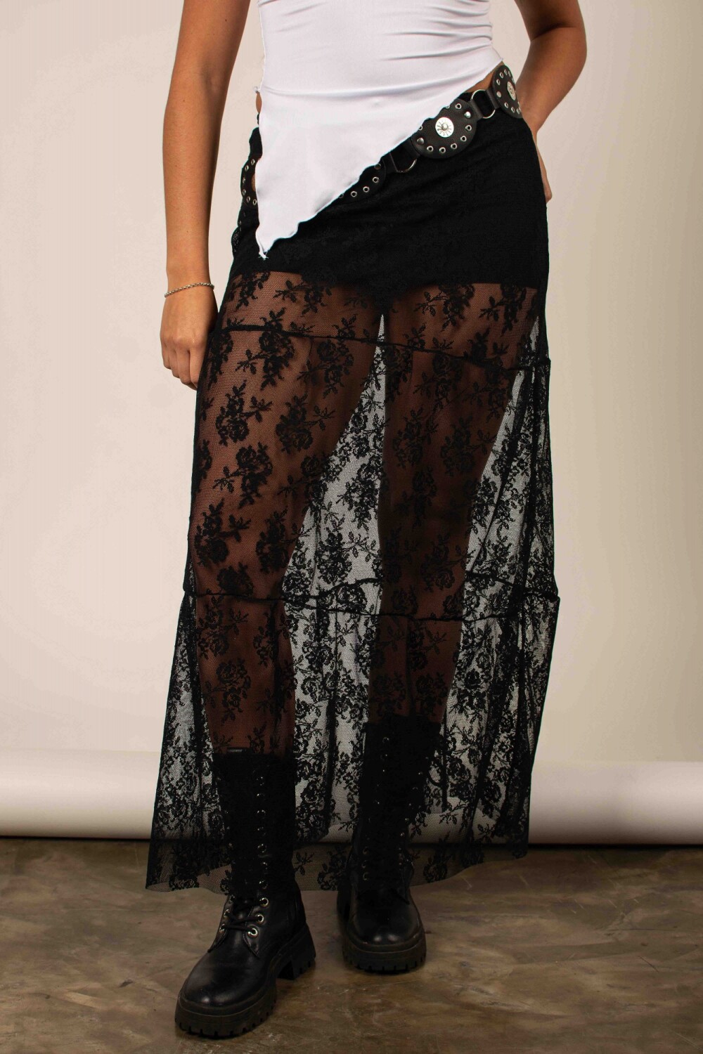 Pollera Scarlet - negra — Adhara