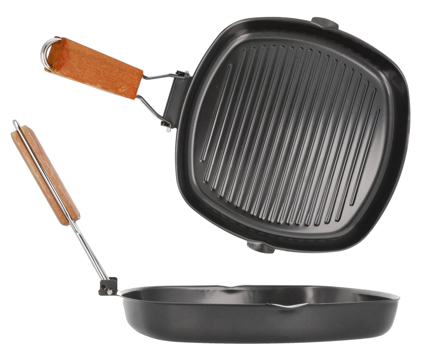 Sarten de metal tipo plancha grill — El Clon