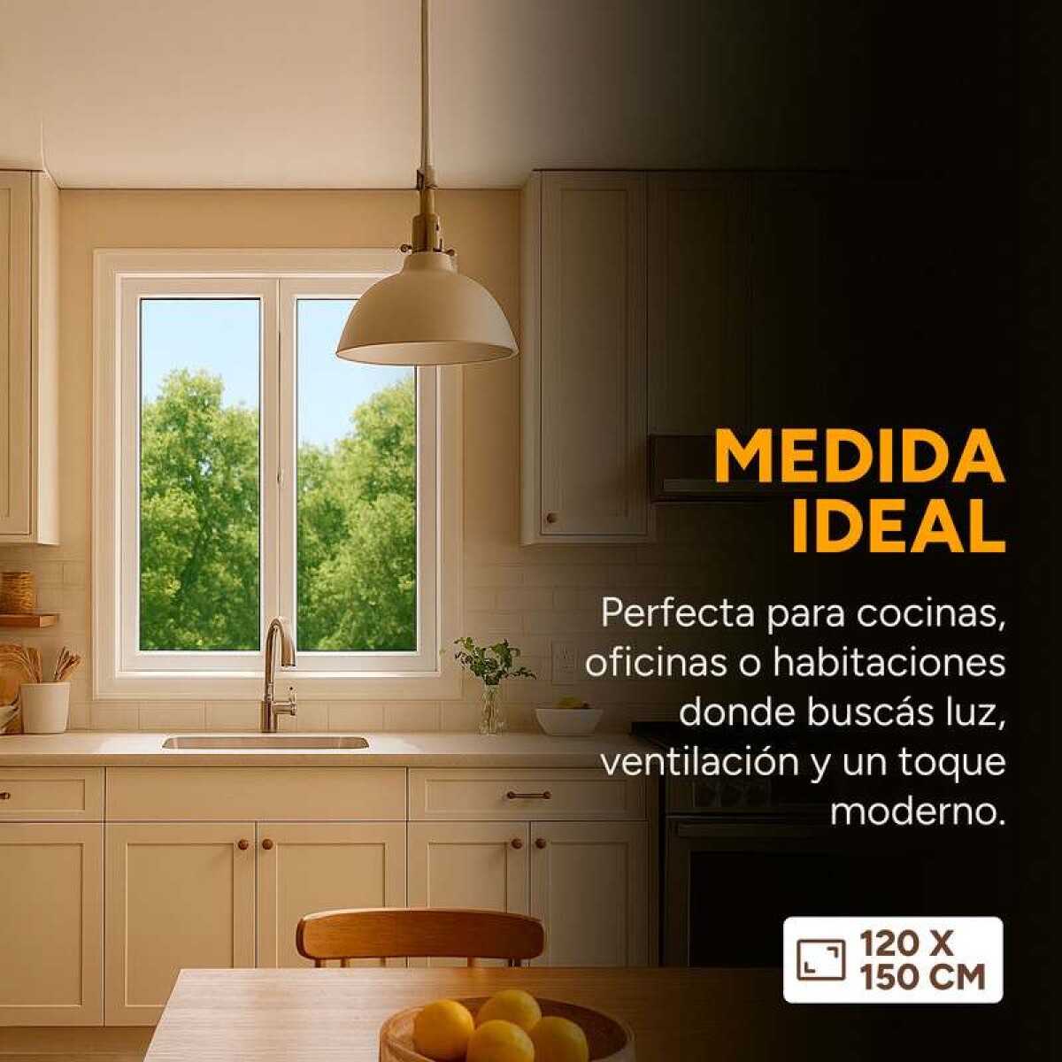 Ventana de PVC Blanco 120 X 100 Cm Corrediza Premium — Atrix
