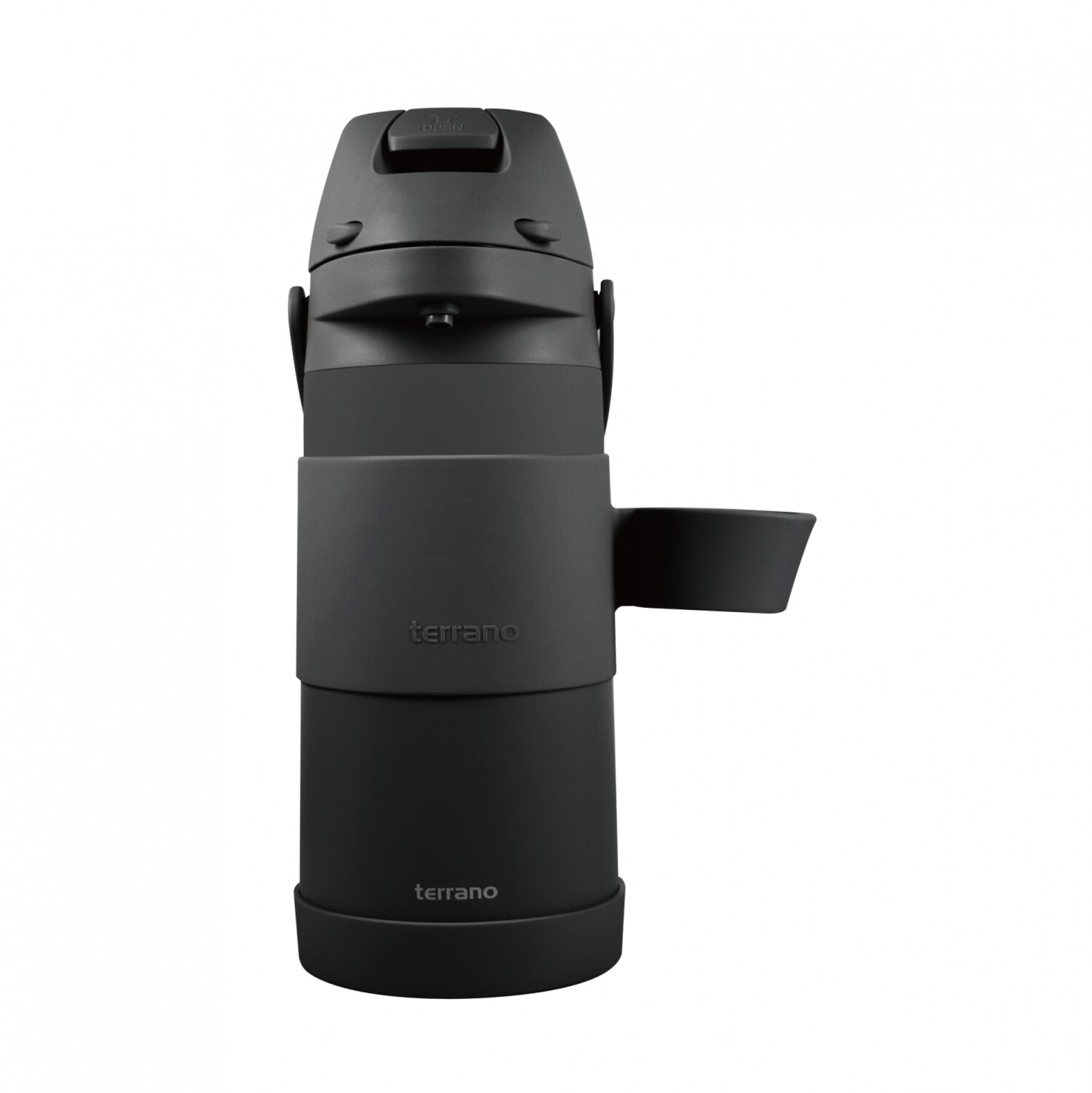 TERMO DE TERERE TERRANO 1.9LT - NEGRO — Mate Charrúa