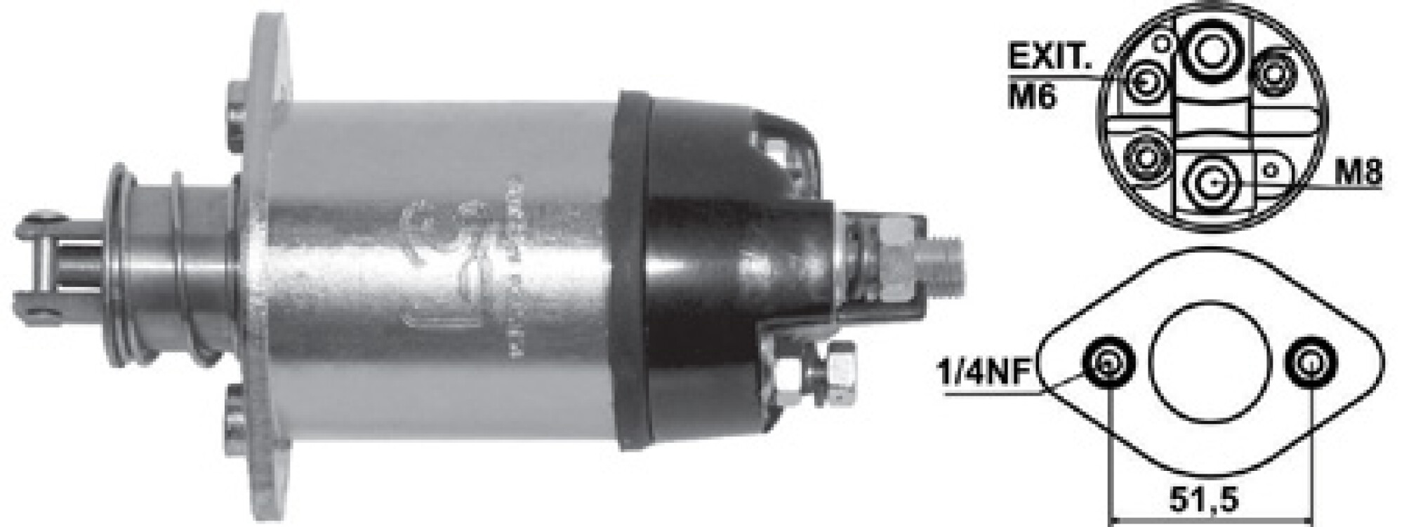 AUTOMATICO DE ARRANQUE FORD FORD THAMES 12V=5CH=FS.56 LC — Cymaco