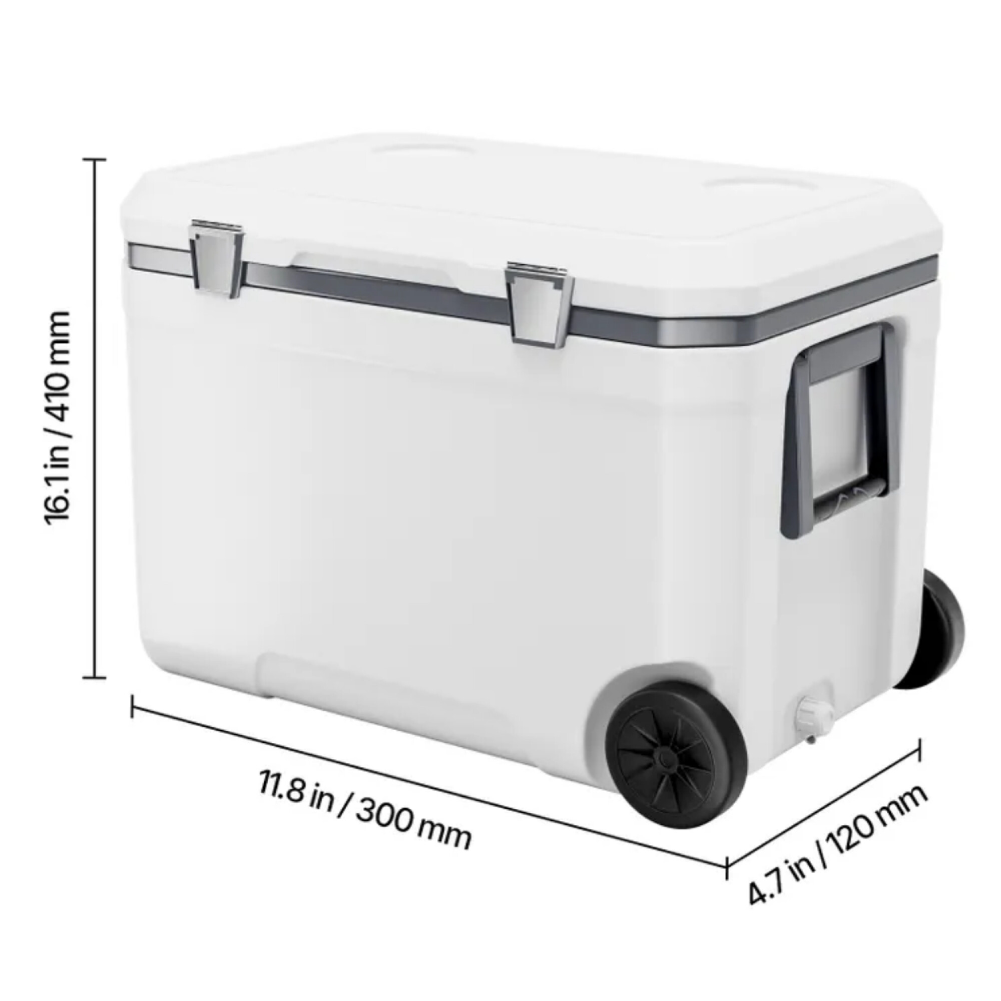 Conservadora heladera portátil 43L con ruedas — Aventureros