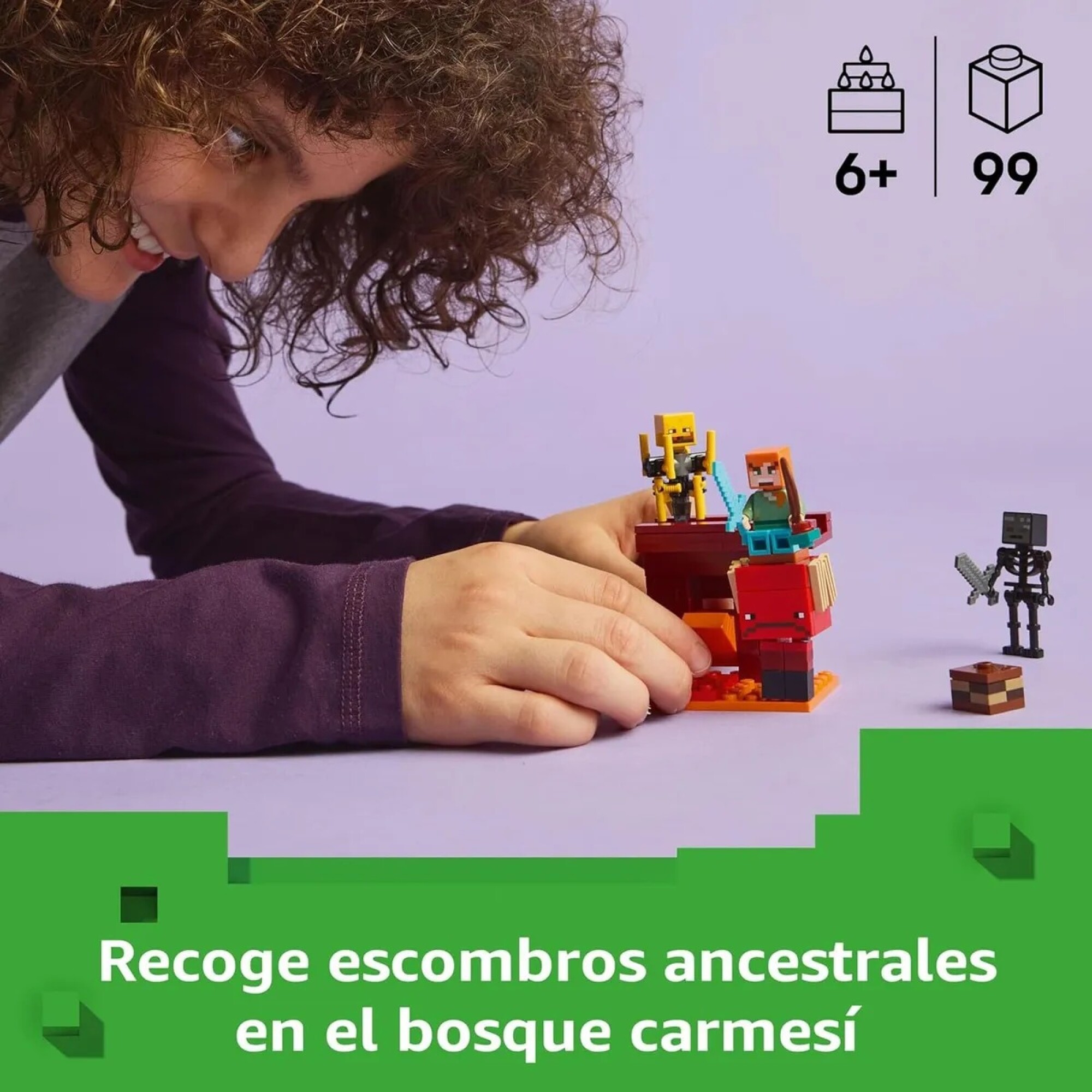 Lego Minecraft La Batalla De Lava Del Inframundo 99 Piezas — Bentancor ...